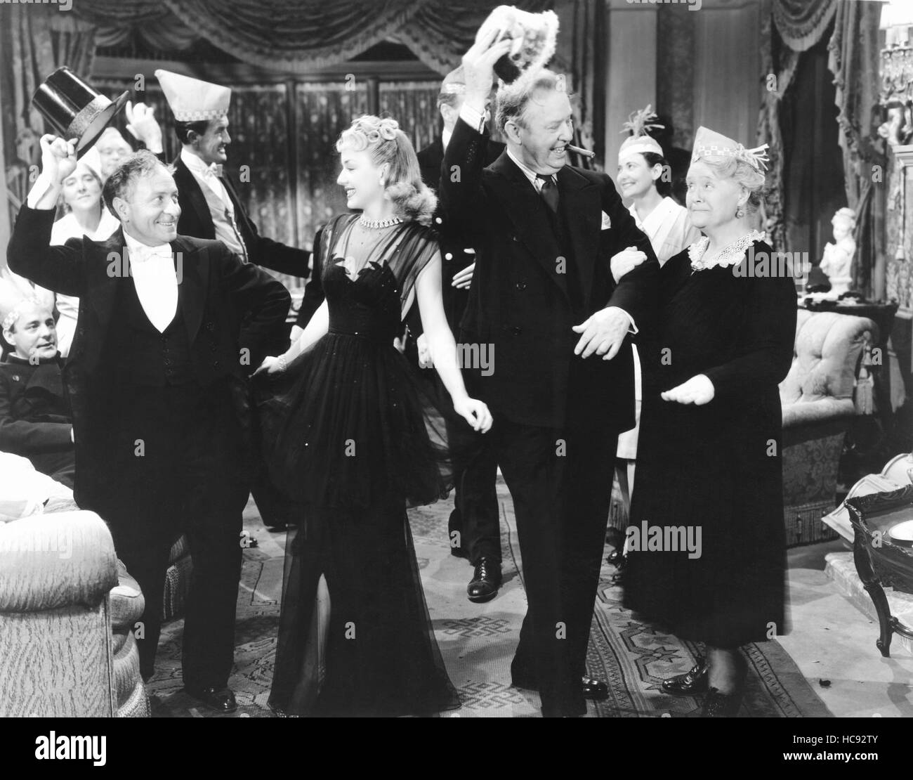 UNEXPECTED UNCLE, from left: Ernest Truex, Anne Shirley, Charles Coburn ...