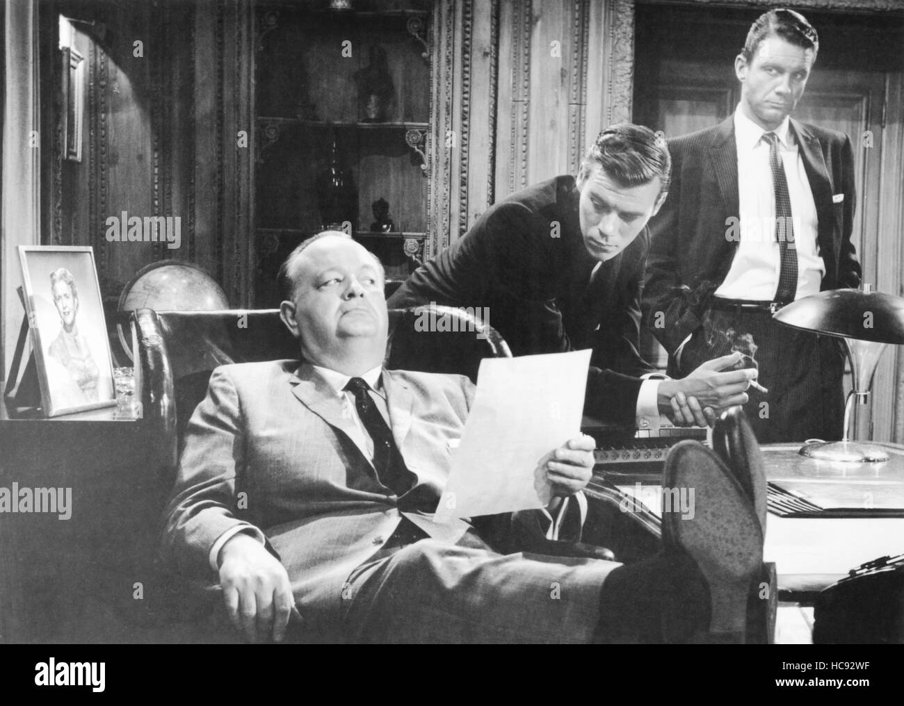 UNDERWORLD U.S.A., from left: Robert Emhardt, Richard Rust, Cliff ...