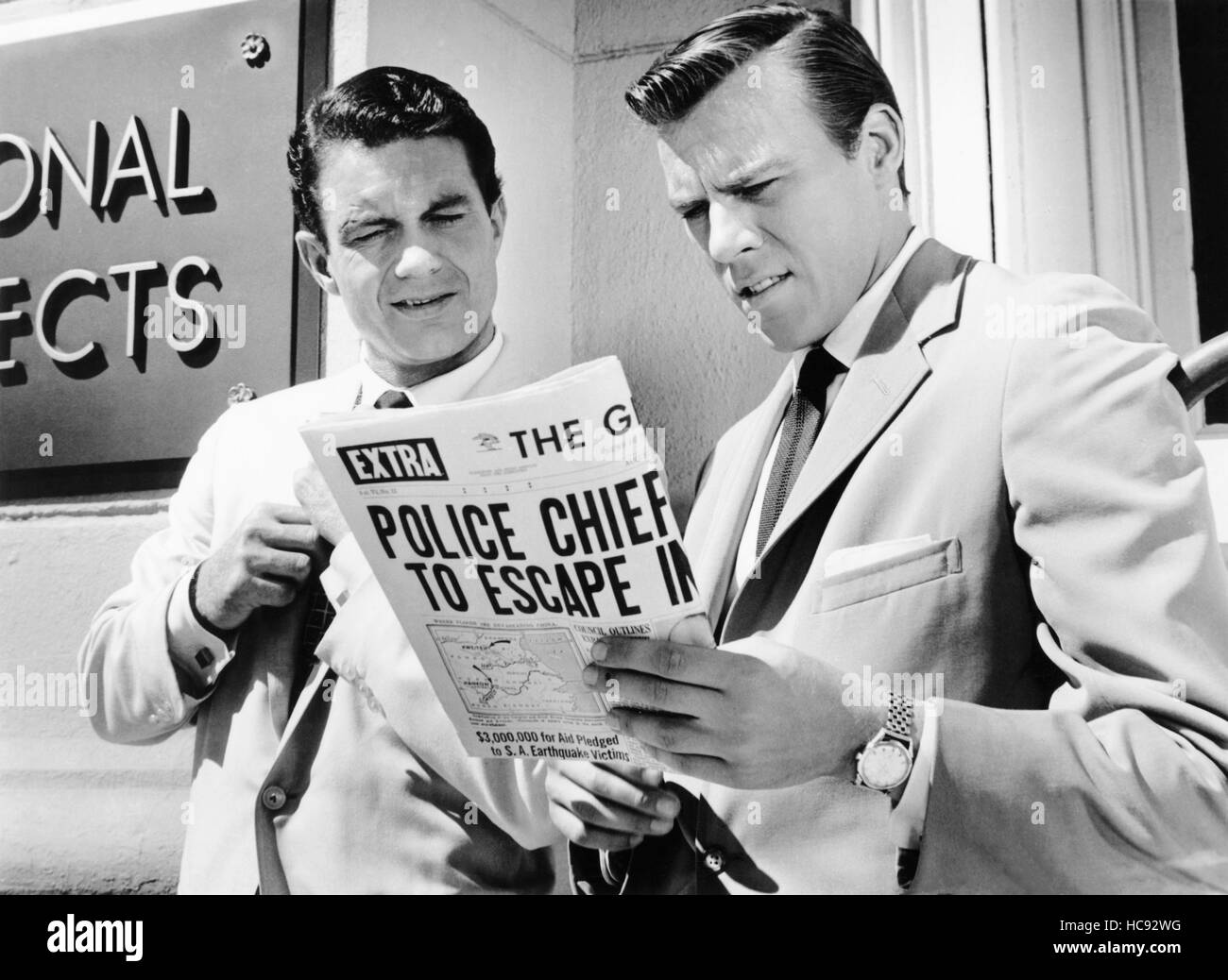 UNDERWORLD U.S.A., from left: Cliff Robertson, Richard Rust, 1961 Stock ...