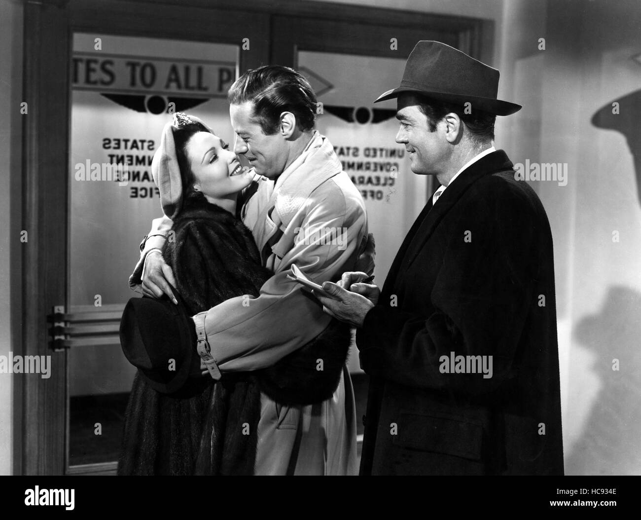 UNFAITHFULLY YOURS, Linda Darnell, Rex Harrison (center), 1948. TM and ...