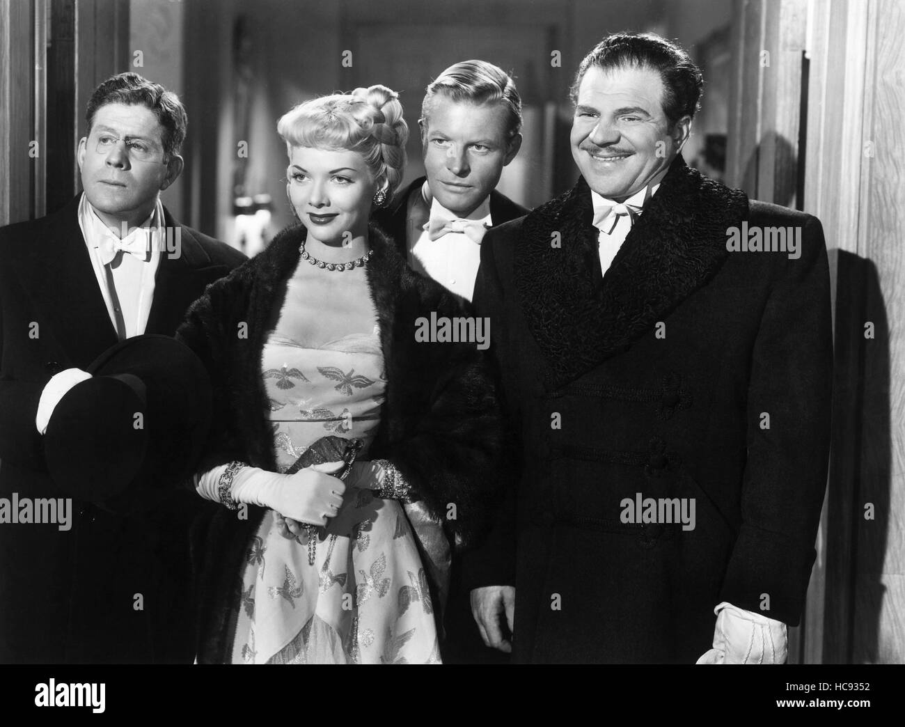 UNFAITHFULLY YOURS, Rudy Vallee, Barbara Lawrence, Kurt Kreuger, Lionel ...