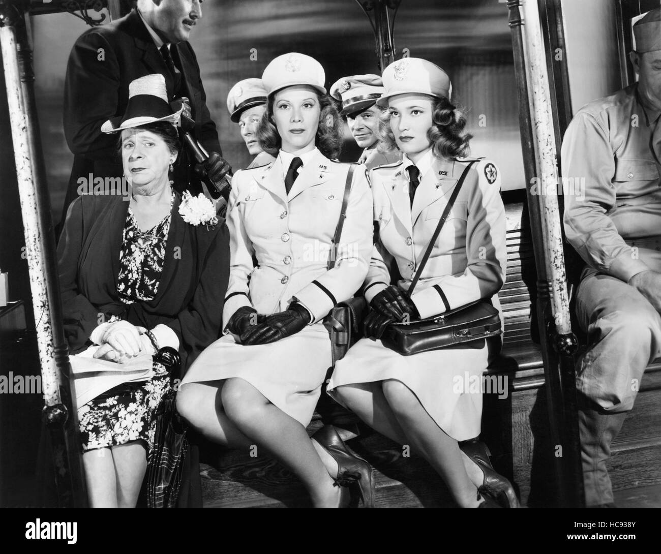 UP IN ARMS, from left: Maude Eburne, Dinah Shore, Constance Dowling, 1944 Stock Photo - Alamy