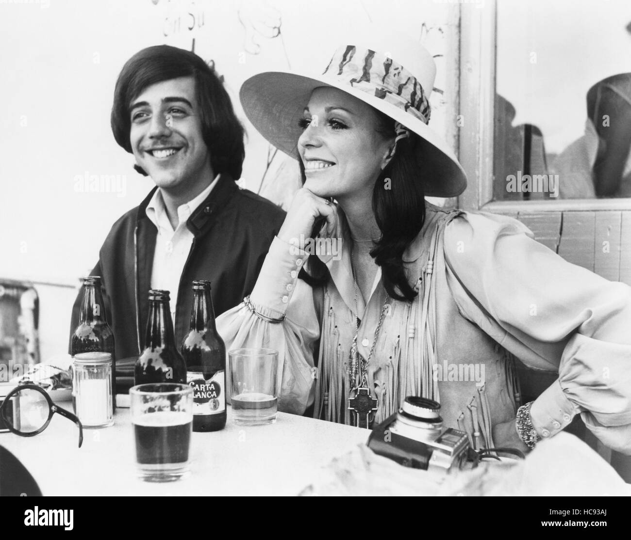 UP IN THE CELLAR, Wes Stern, Joan Collins, 1970 Stock Photo - Alamy