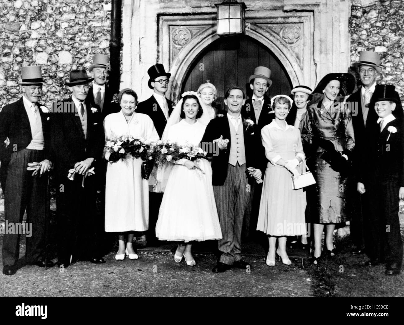 UP IN THE WORLD, bride and groom from left: Maureen Swanson, Norman ...