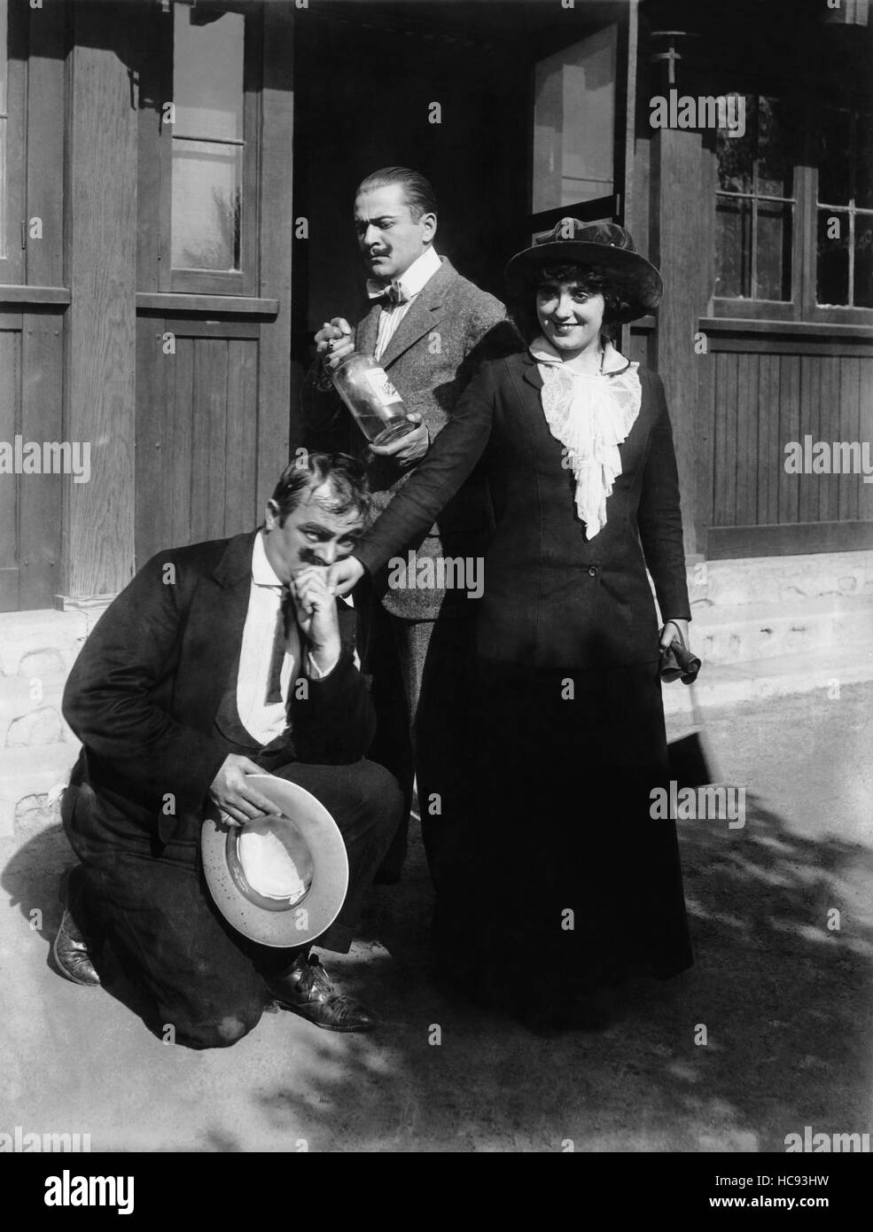 THE WAITER, left to right, front, Fred Mace, Mabel Normand, 1913 Stock ...