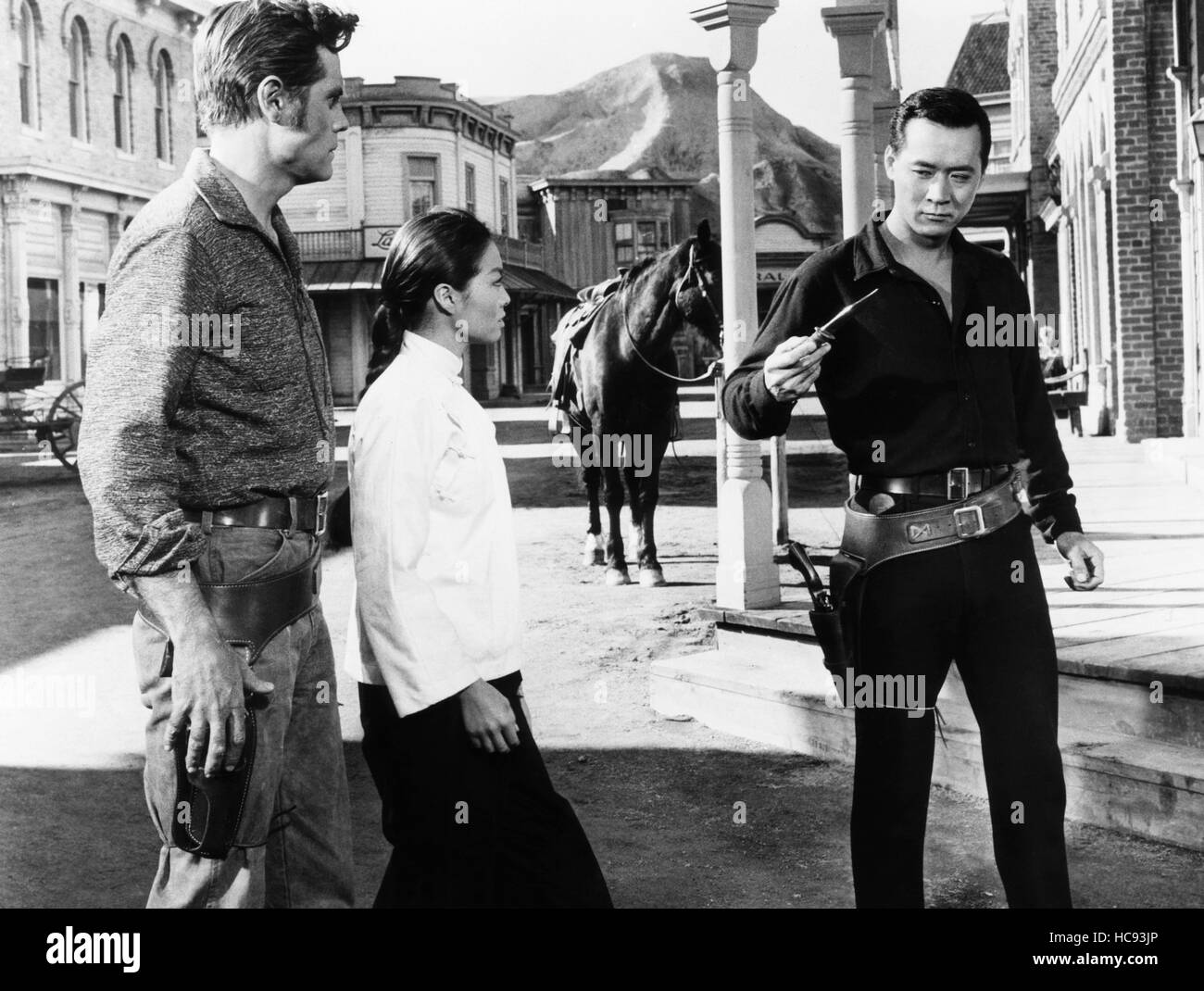WALK LIKE A DRAGON, from left: Jack Lord, Nobu McCarthy, James Shigeta ...