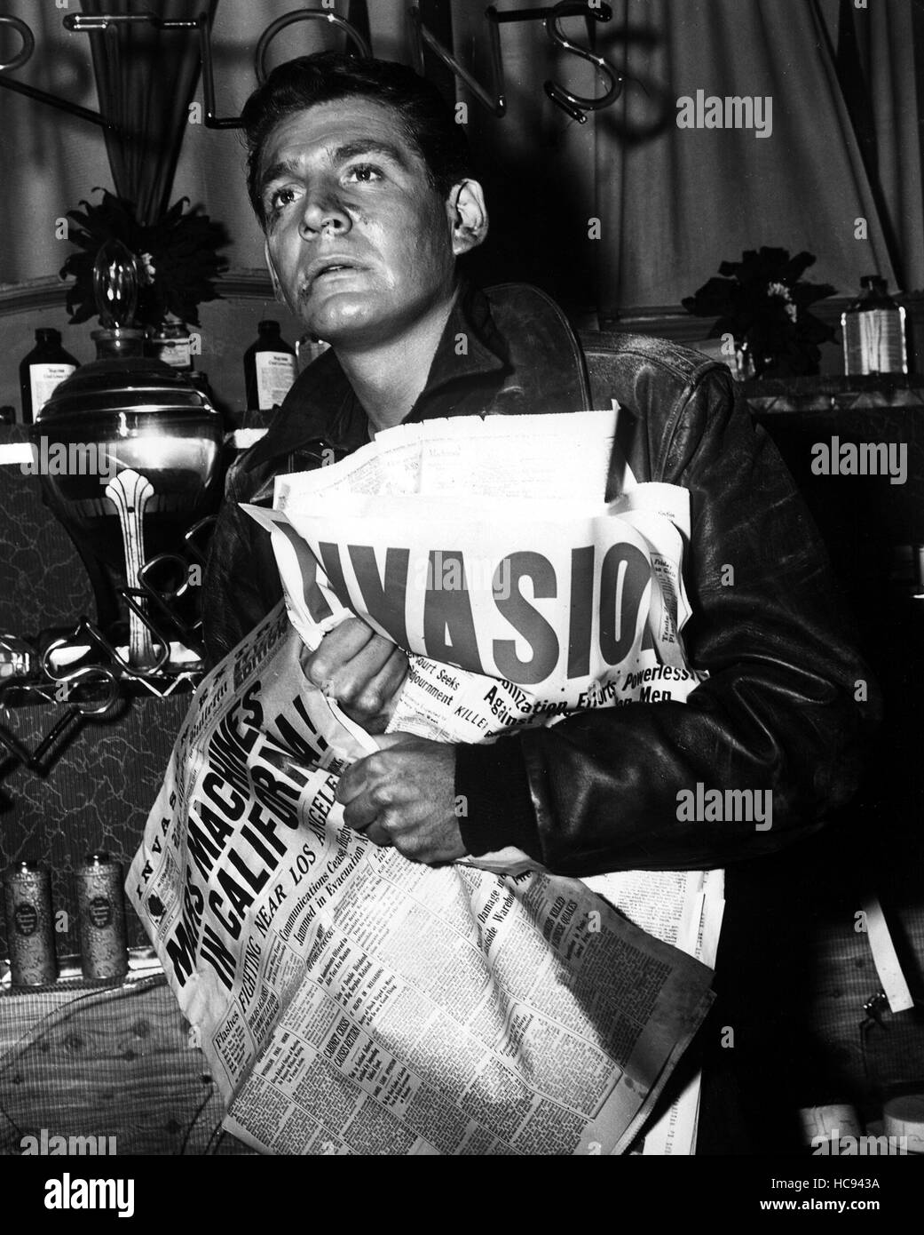 THE WAR OF THE WORLDS, Gene Barry, 1953 Stock Photo - Alamy