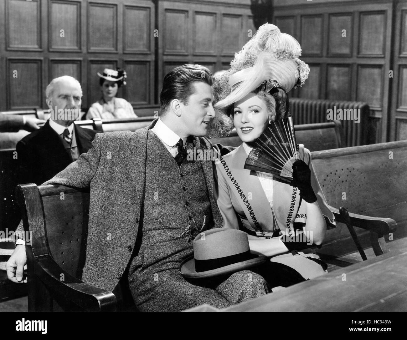 THE WALLS OF JERICHO, from left: Kirk Douglas, Linda Darnell, 1948 ...
