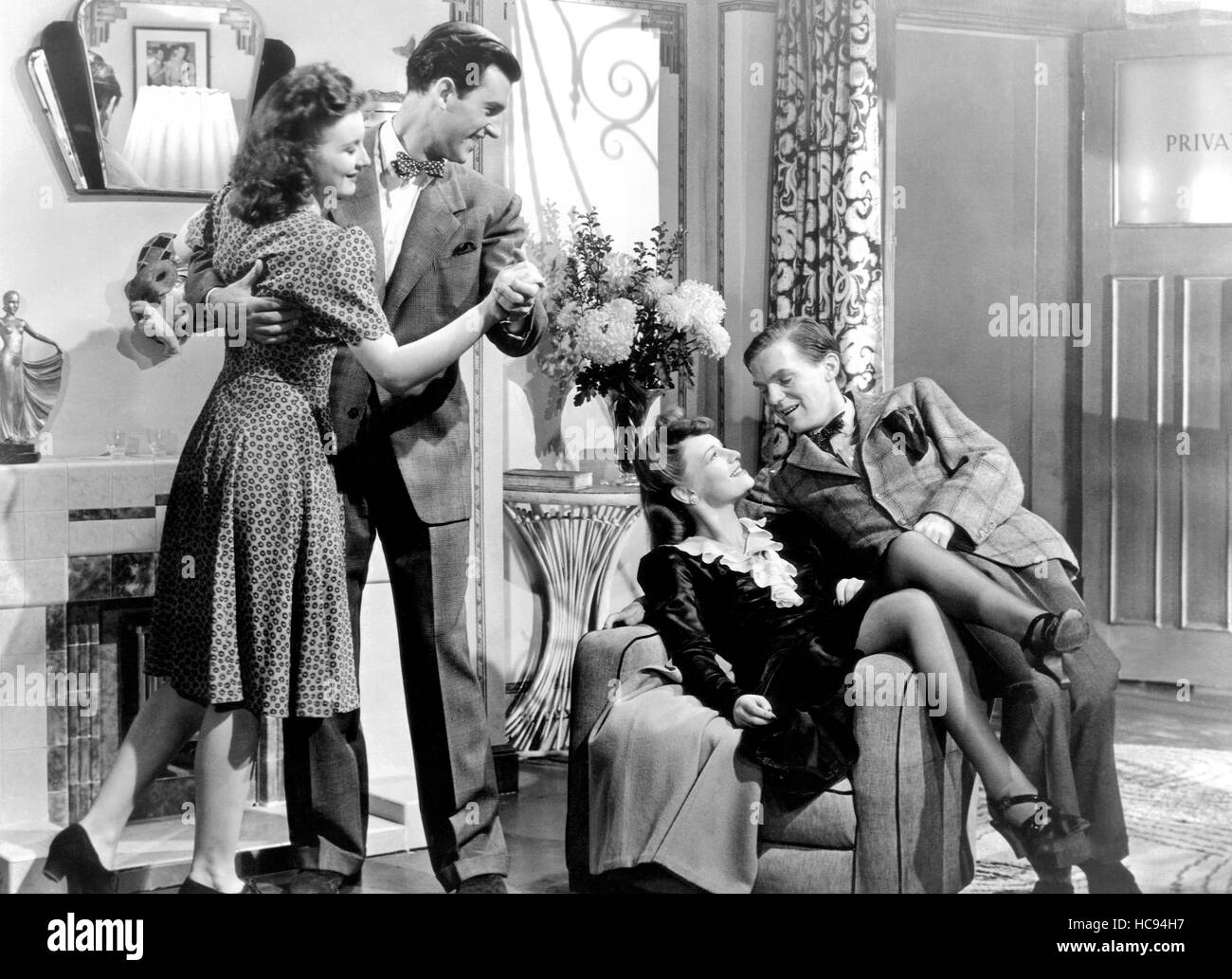 WATERLOO ROAD, left, Joy Shelton, Stewart Granger, 1945 Stock Photo - Alamy