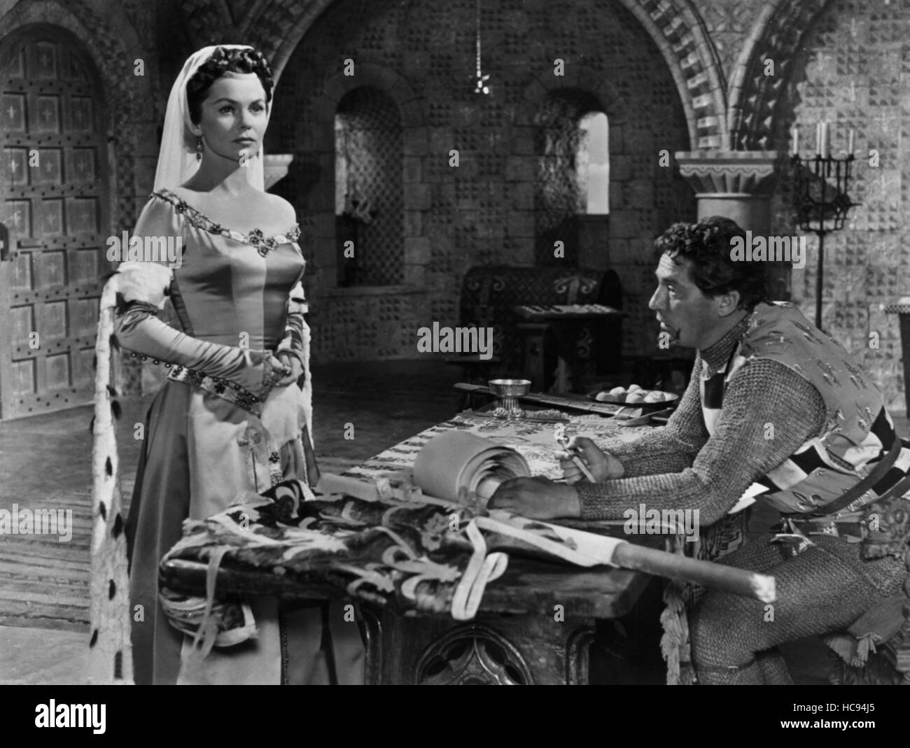 THE WARRIORS, (aka, THE DARK AVENGER), from left, Joanne Dru, Peter ...