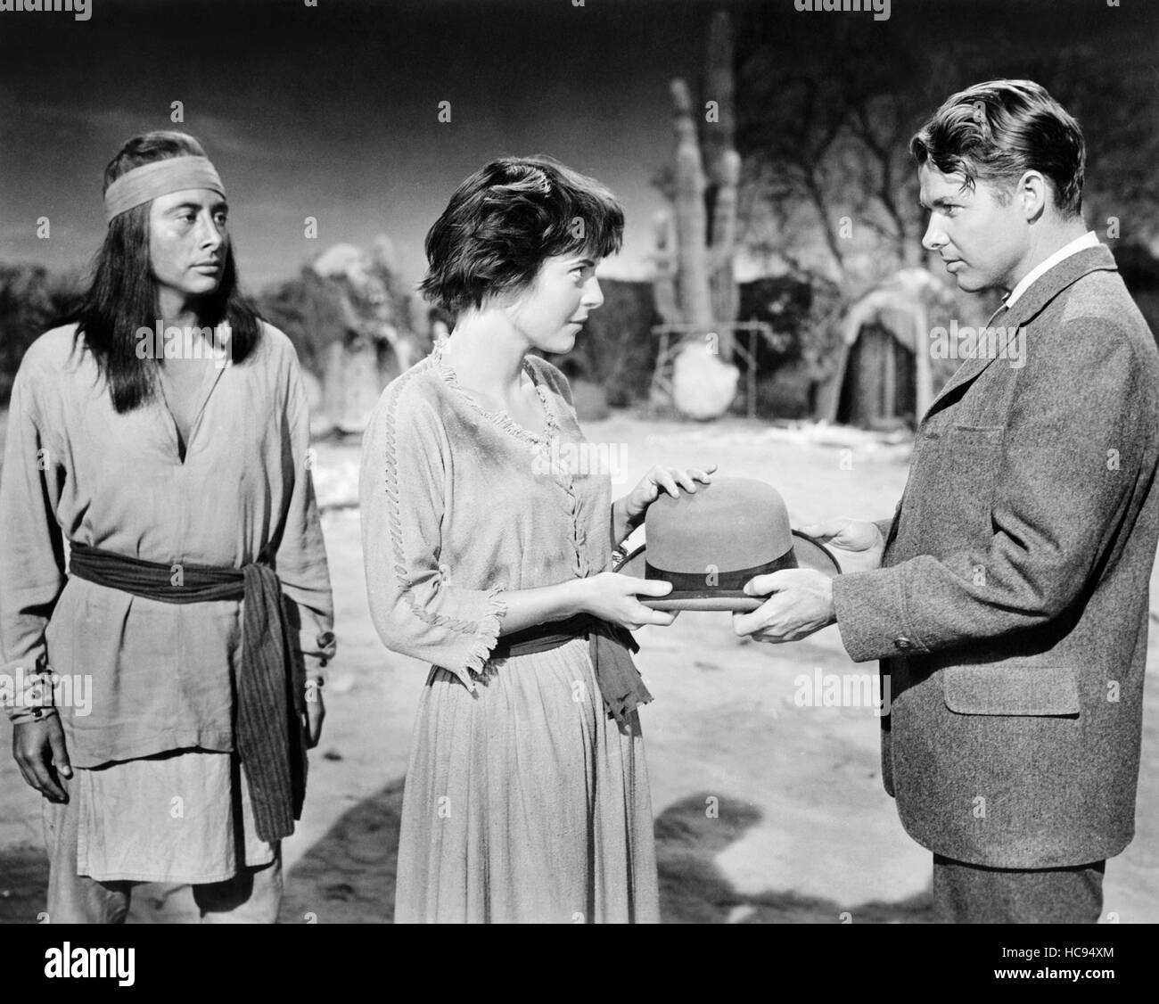 WALK THE PROUD LAND, from left, Victor Millan, Anne Bancroft, Audie ...