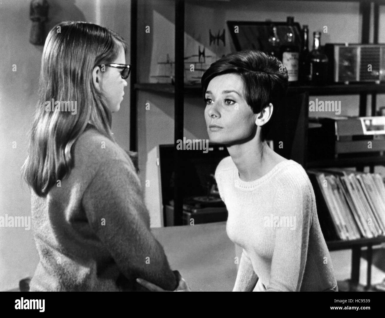 Audrey hepburn wait until dark 1967 Black and White Stock Photos ...