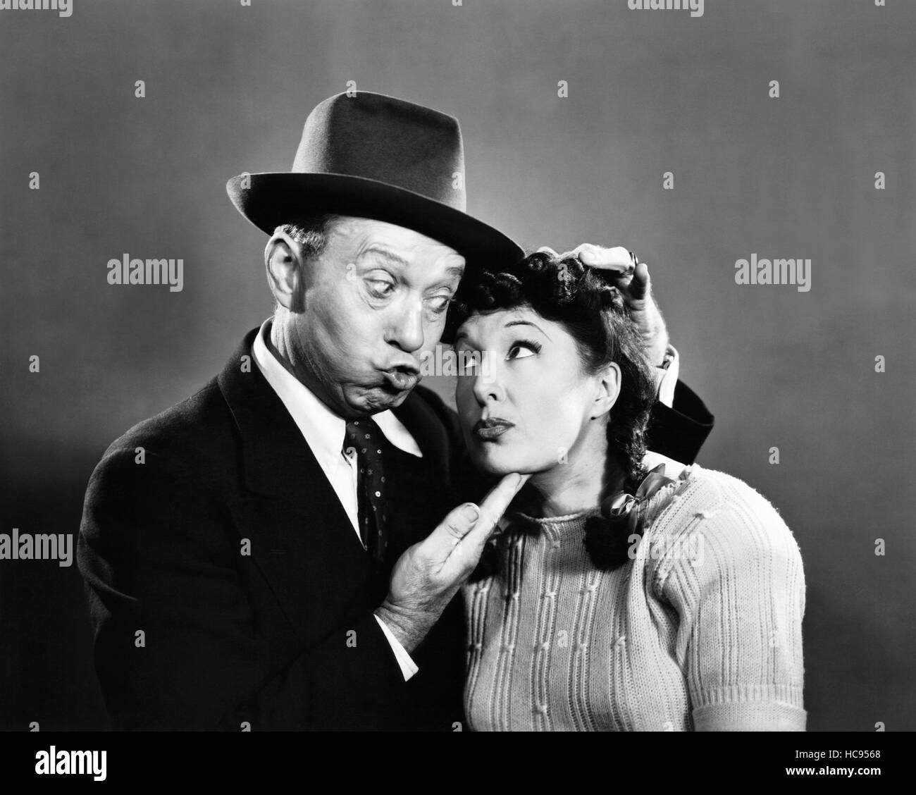 WHAT MAKES LIZZY DIZZY?, from left: Harry Langdon, Elsie Ames, 1942 ...