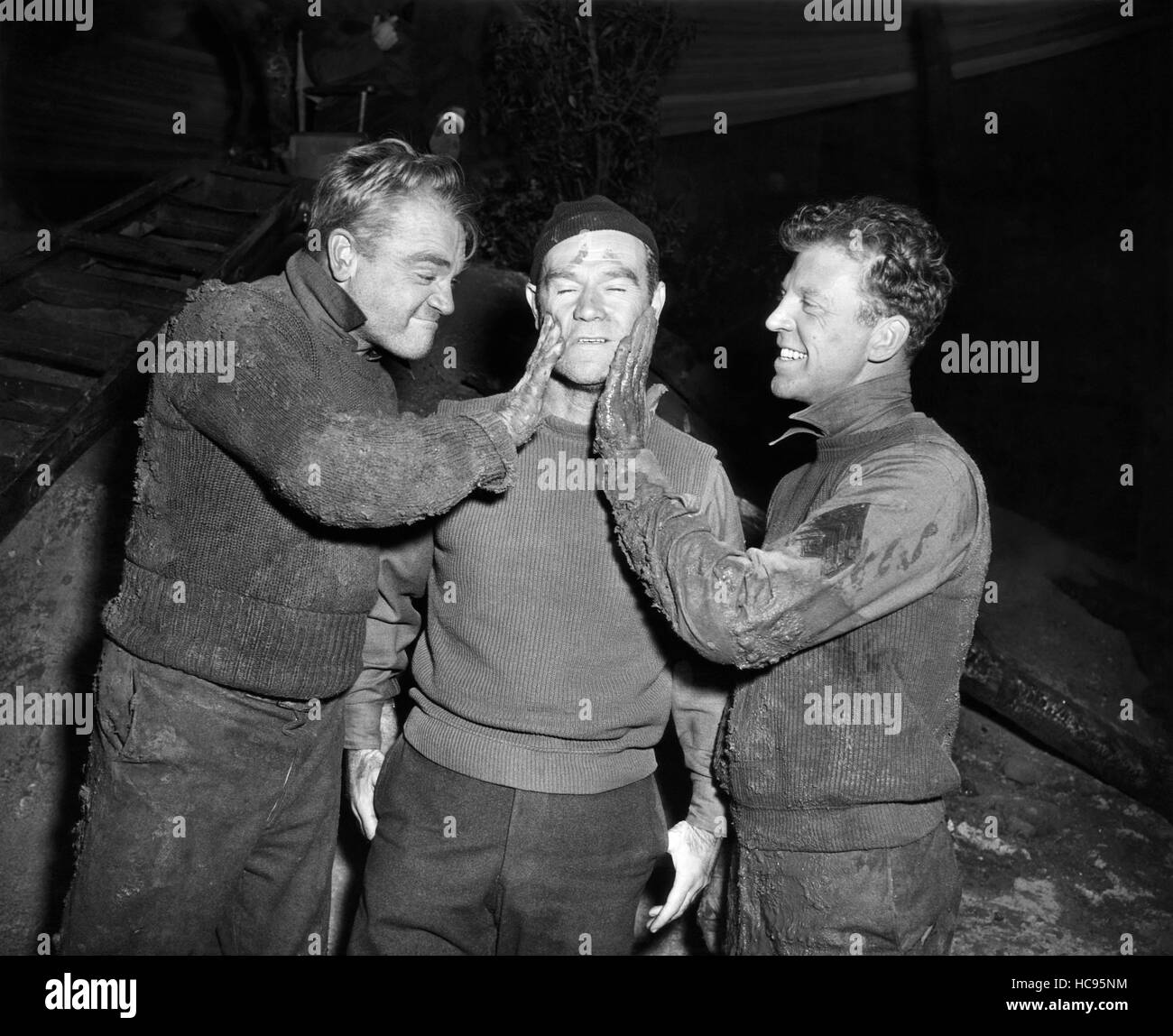 WHAT PRICE GLORY, James Cagney, Kenny Williams, Dan Dailey having fun ...