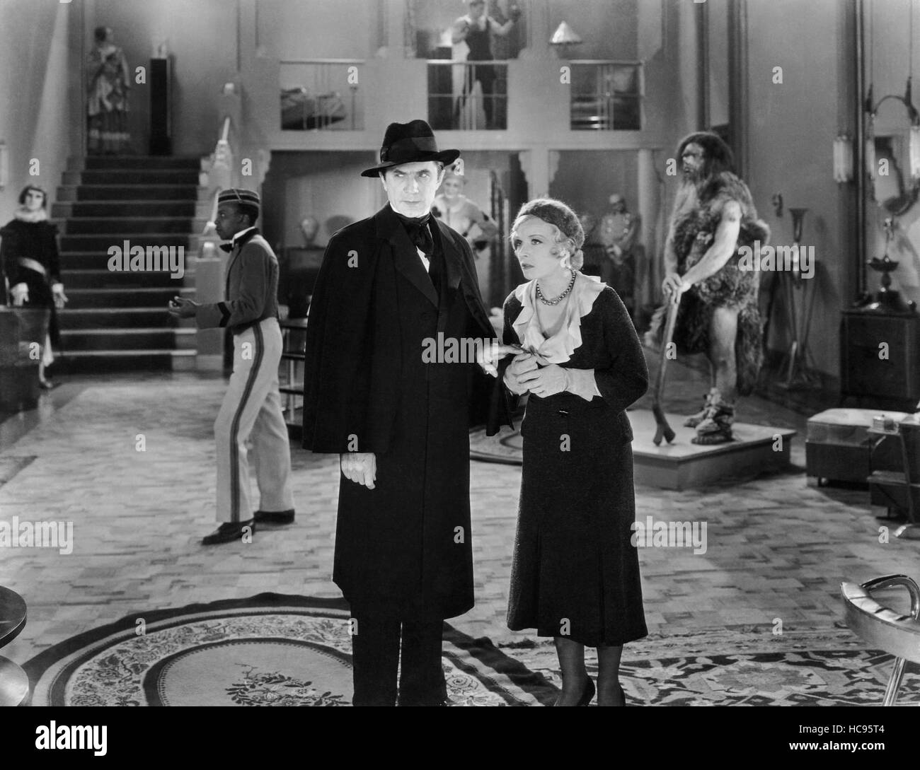 THE WHISPERING SHADOW, Bela Lugosi, Viva Tattersall, 1933 Stock Photo ...
