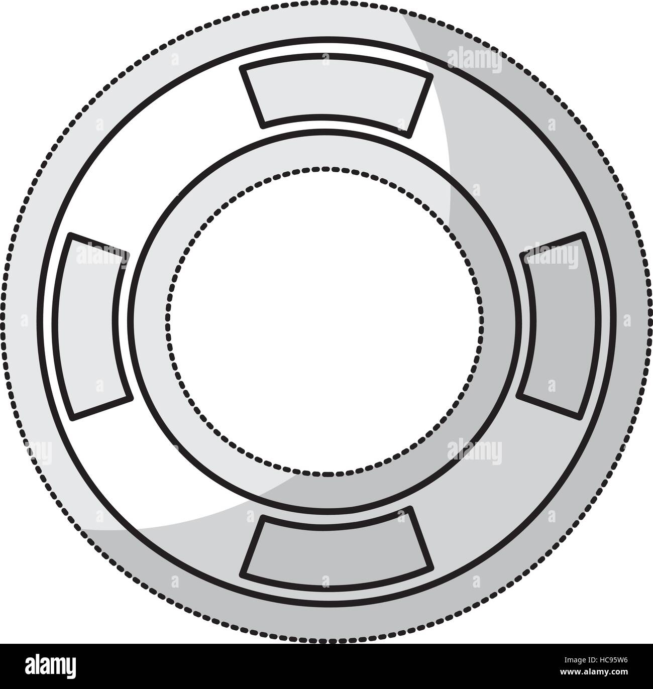 life guard float isolated icon vector illustration design Stock Vector ...