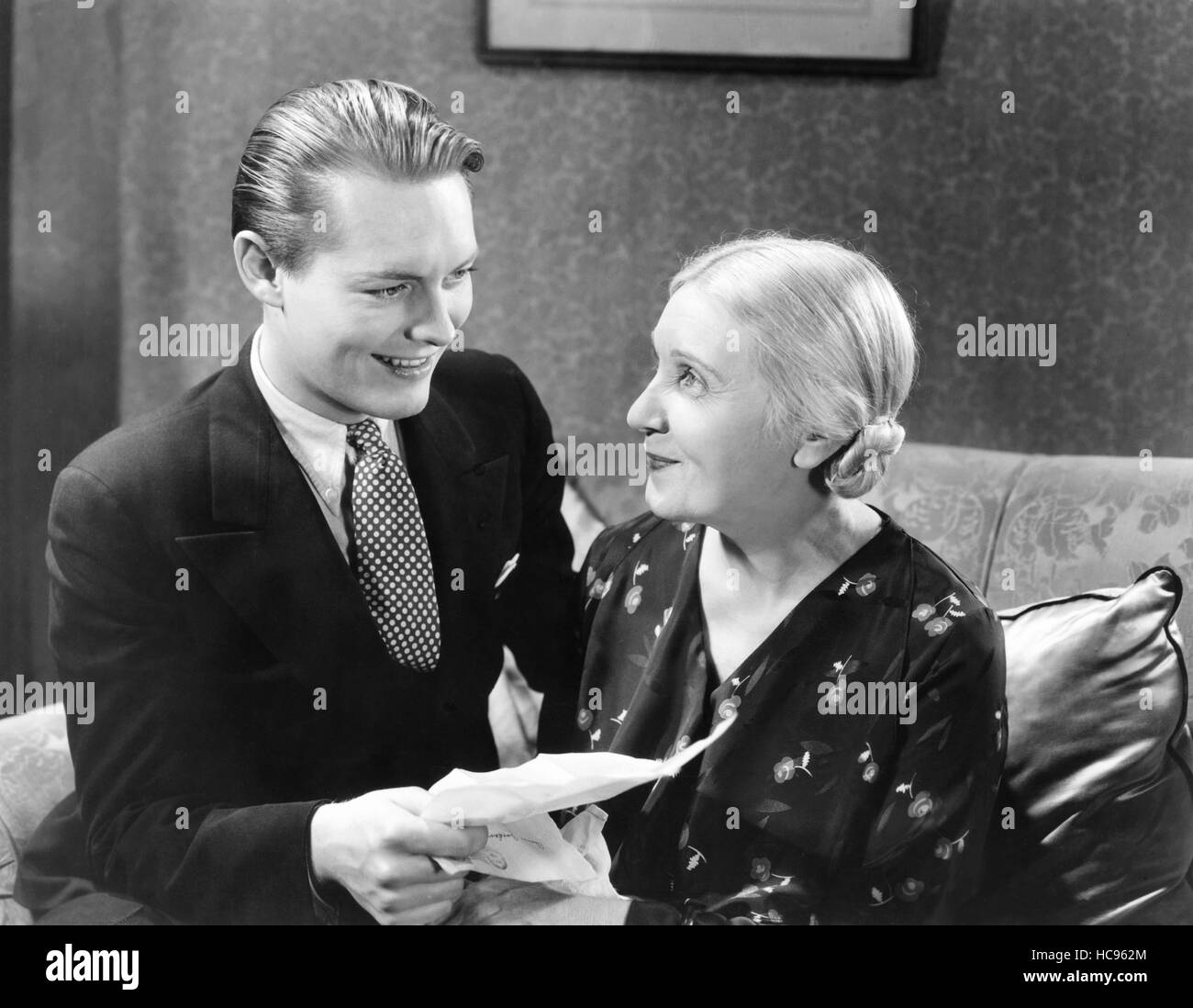 WHEN STRANGERS MEET, from left, Richard Cromwell, Sarah Padden, 1934 Stock Photo - Alamy