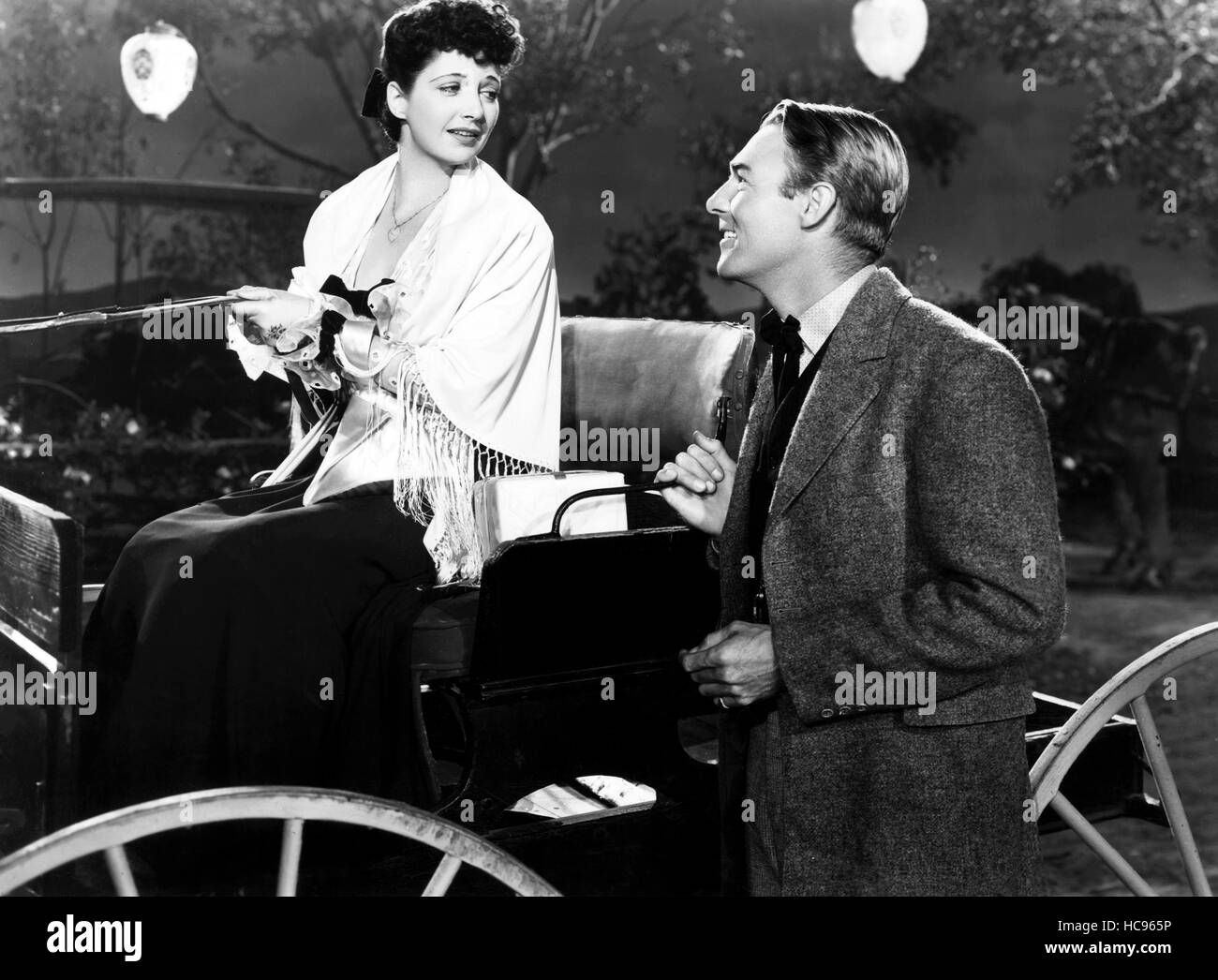 WHEN THE DALTONS RODE, from left, Kay Francis, Randolph Scott, 1940 ...