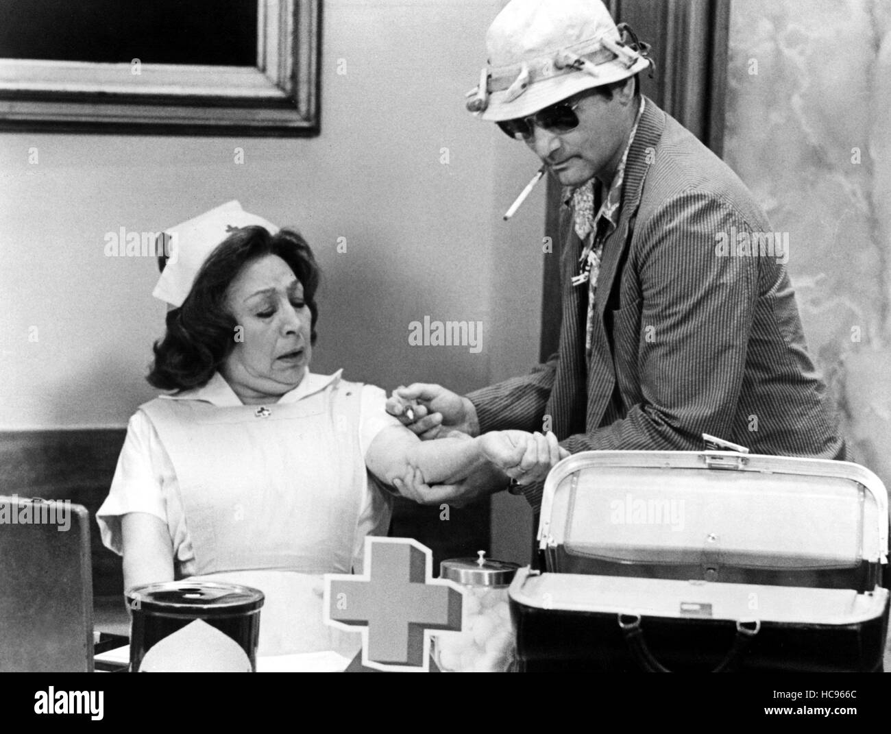 WHERE THE BUFFALO ROAM, Marguerite Lamar, Bill Murray, 1980 Stock Photo ...