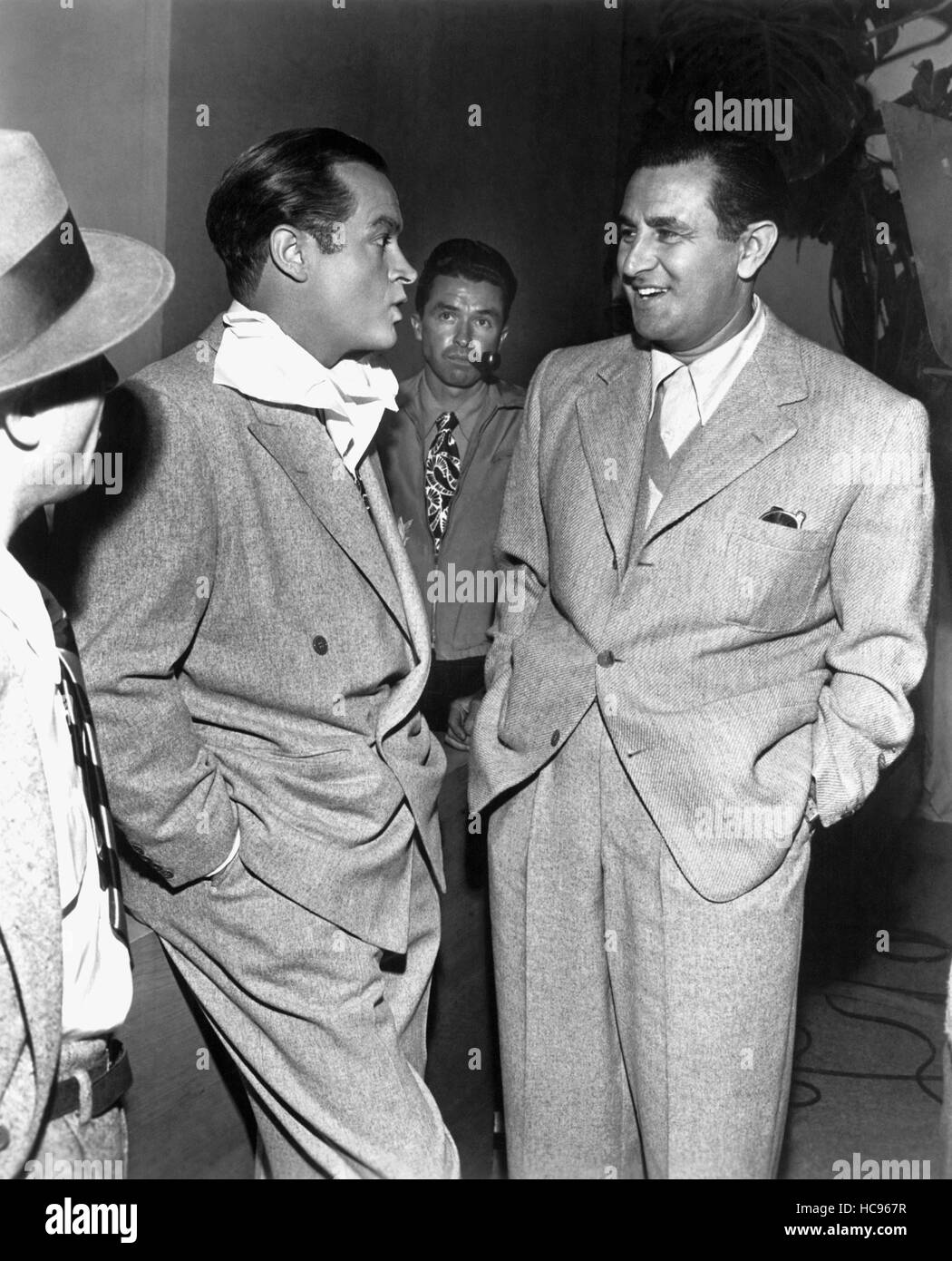 WHERE THERE'S LIFE, Bob Hope, director Sidney Lanfield on set, 1947 ...