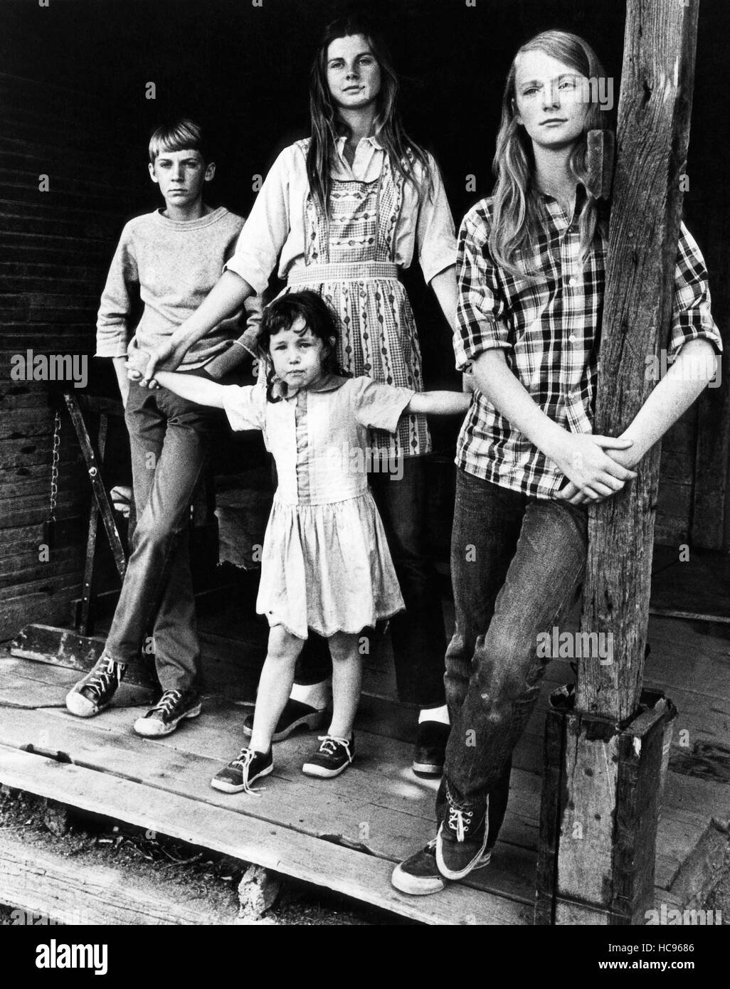 WHERE THE LILIES BLOOM, Matthew Burrill, Helen Harmon, (front), Jan ...