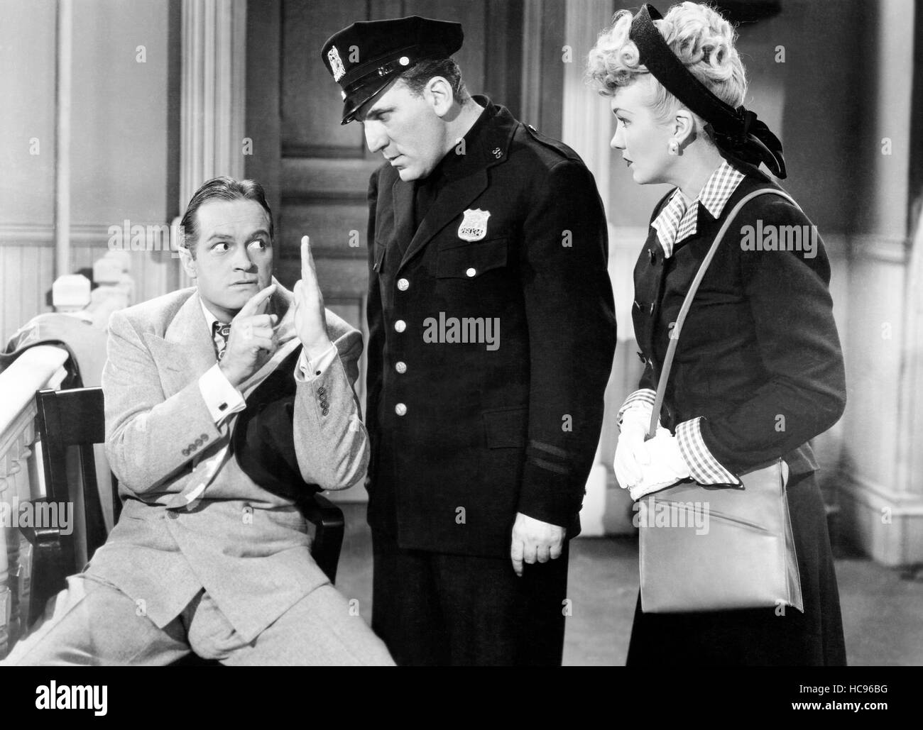 WHERE THERE'S LIFE, from left: Bob Hope, William Bendix, Vera Marshe ...