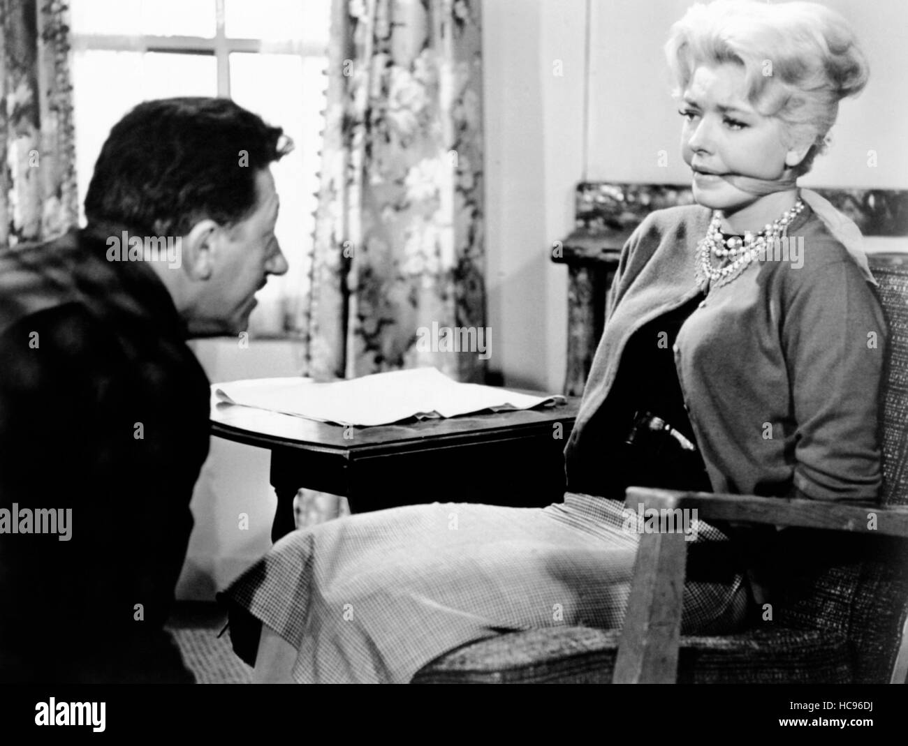 WHEN THE CLOCK STRIKES, from left, Henry Corden, Merry Anders, 1961 ...