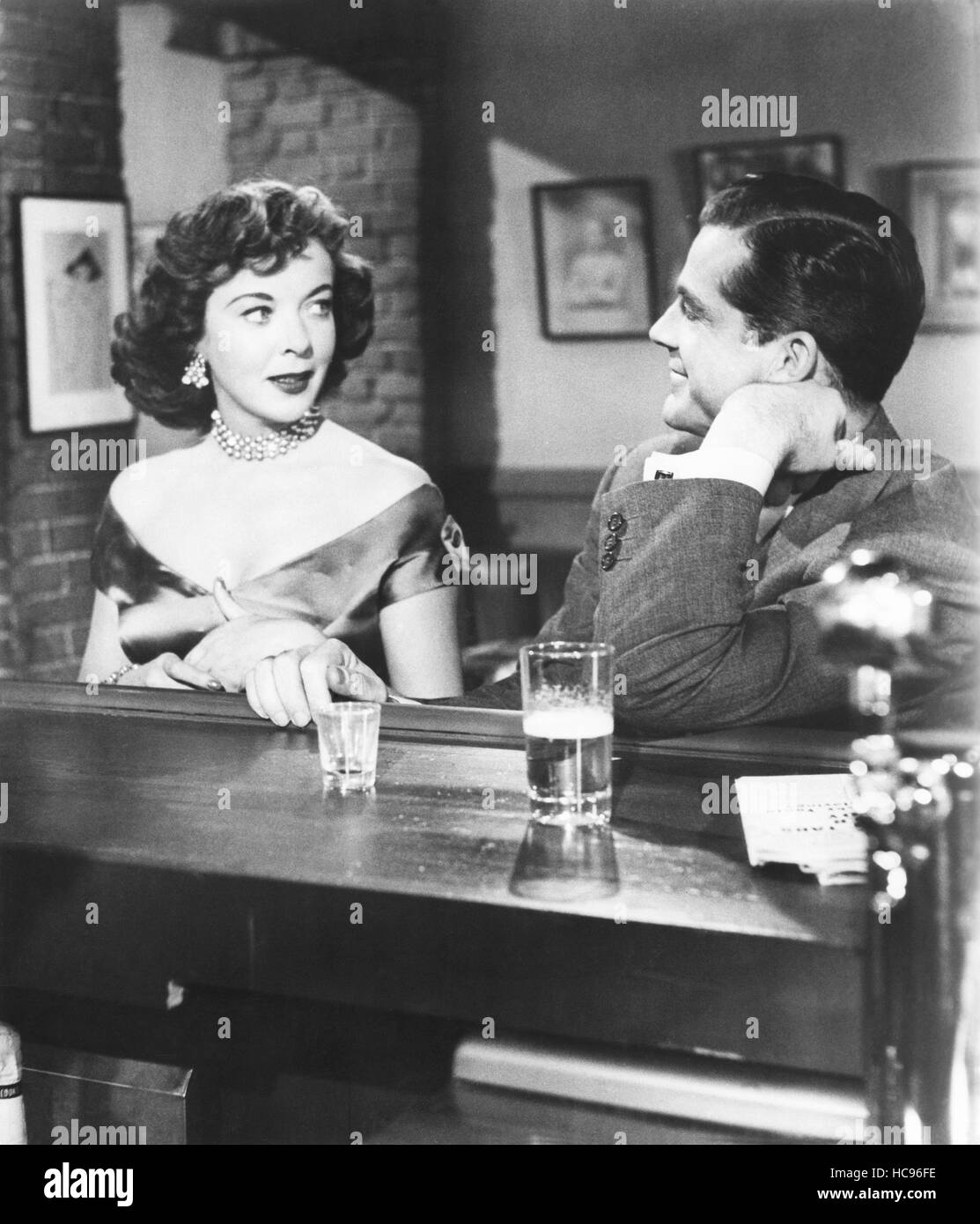 WHILE THE CITY SLEEPS, from left: Ida Lupino, Dana Andrews, 1956 Stock ...