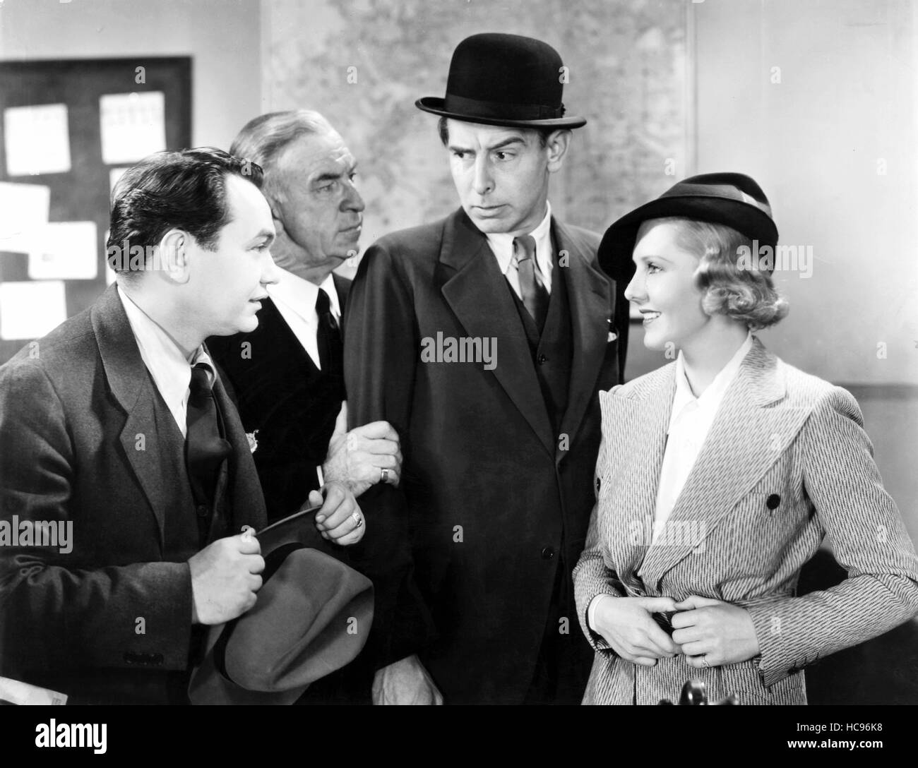 THE WHOLE TOWN'S TALKING, from left, Edward G. Robinson, Arthur Byron ...