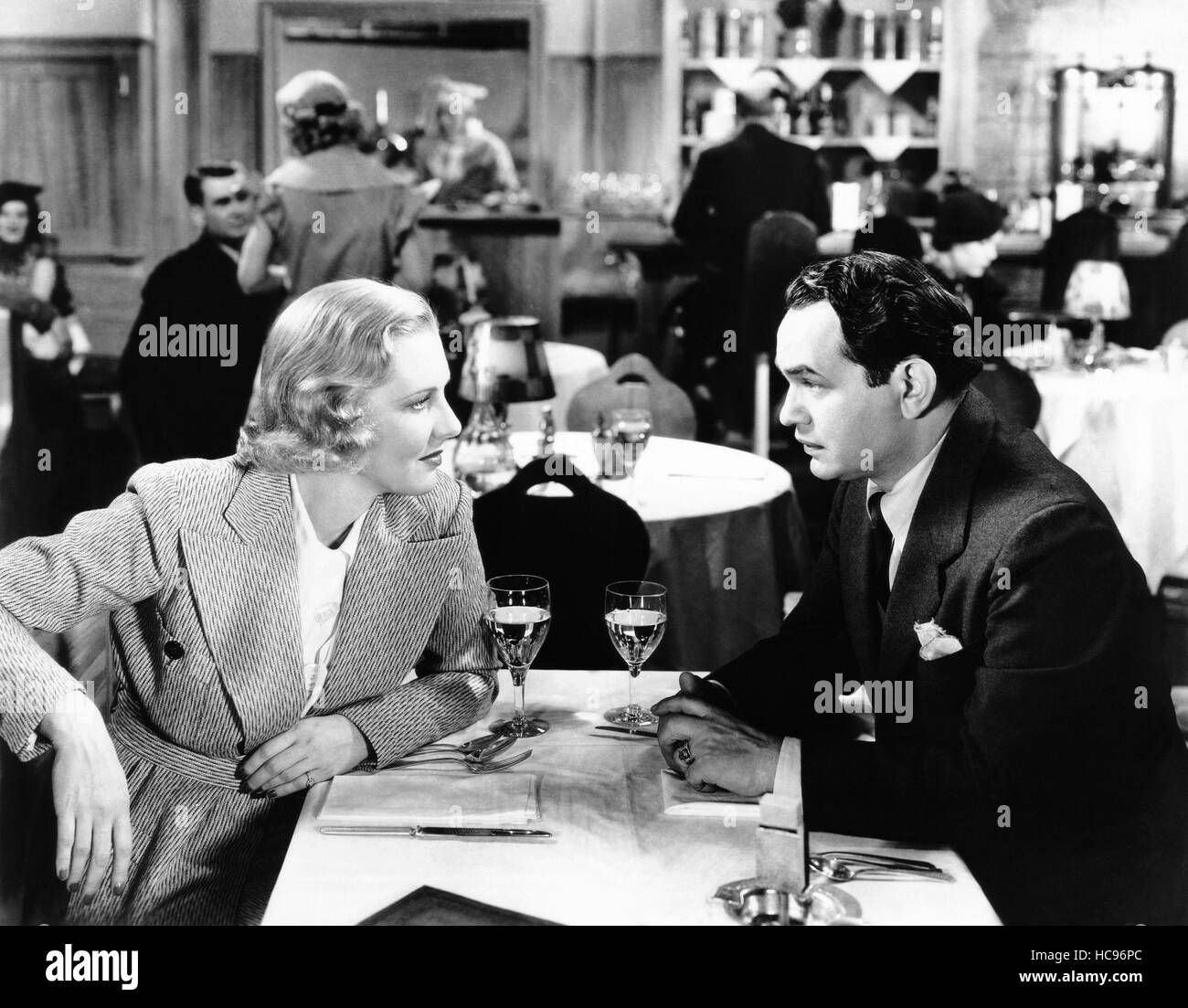 THE WHOLE TOWN'S TALKING, from left: Jean Arthur, Edward G. Robinson ...