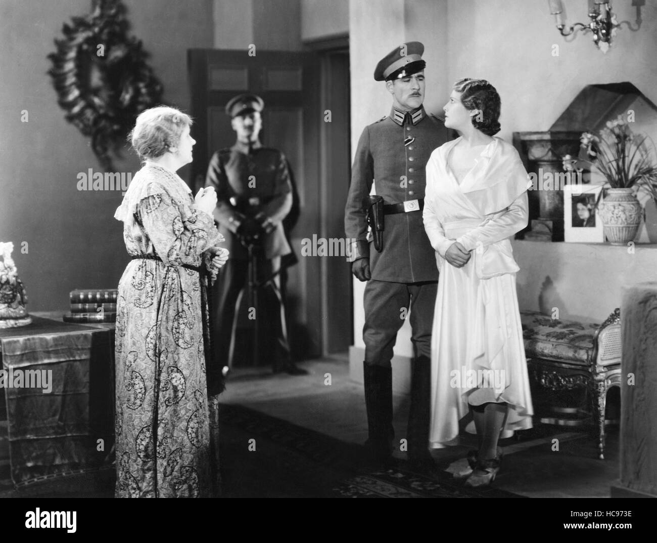 THE W PLAN, from left: Mary Jerrold, Austin Trevor, Madeleine Carroll ...