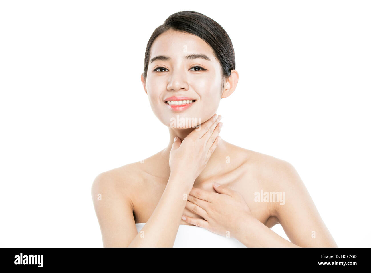 Korean young woman Cut Out Stock Images & Pictures - Alamy