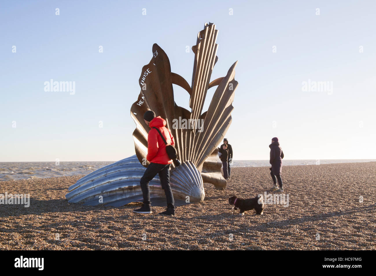 The Scallop sculpture, by artist Maggi Hambling and dedicated to ...