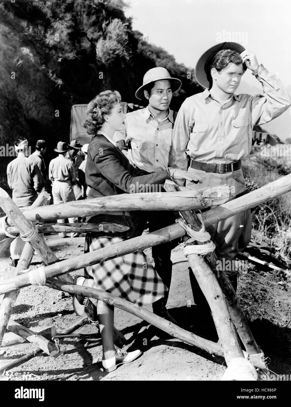 A YANK ON THE BURMA ROAD, from left, Laraine Day, Keye Luke, Barry ...
