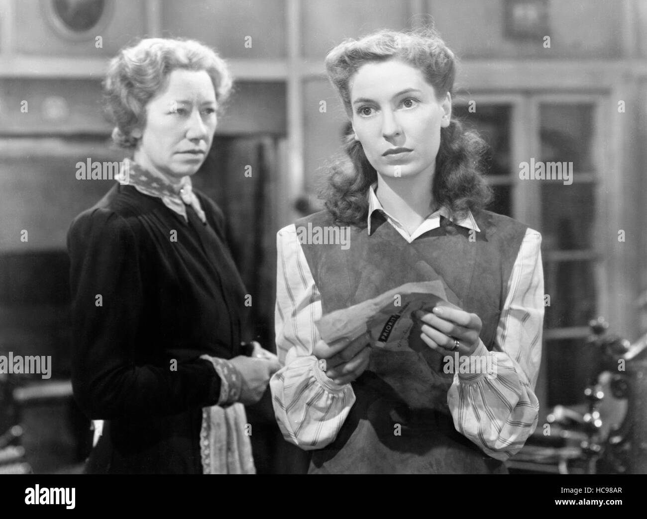 THE YEARS BETWEEN, from left: Flora Robson, Valerie Hobson, 1946 Stock ...