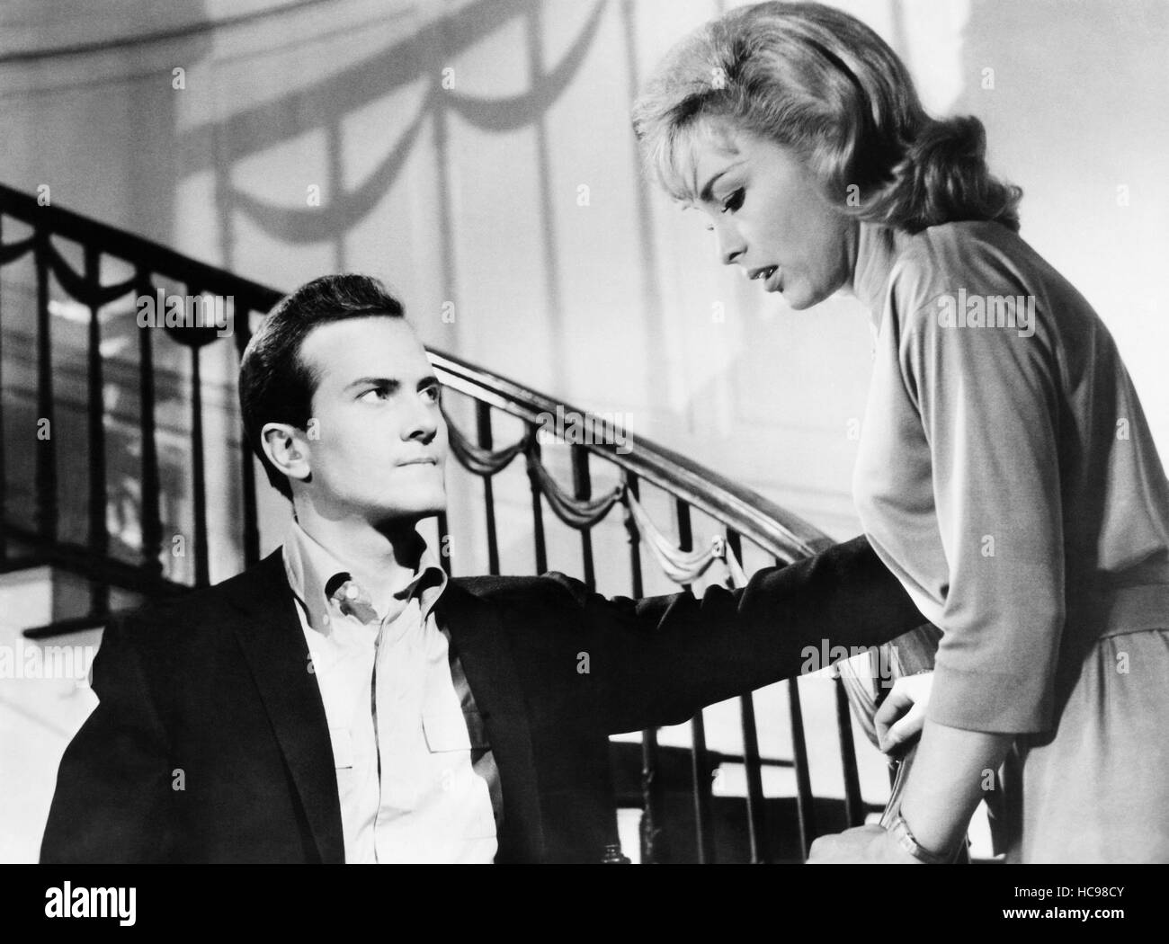 THE YELLOW CANARY, from left, Pat Boone, Barbara Eden, 1963, TM and ...