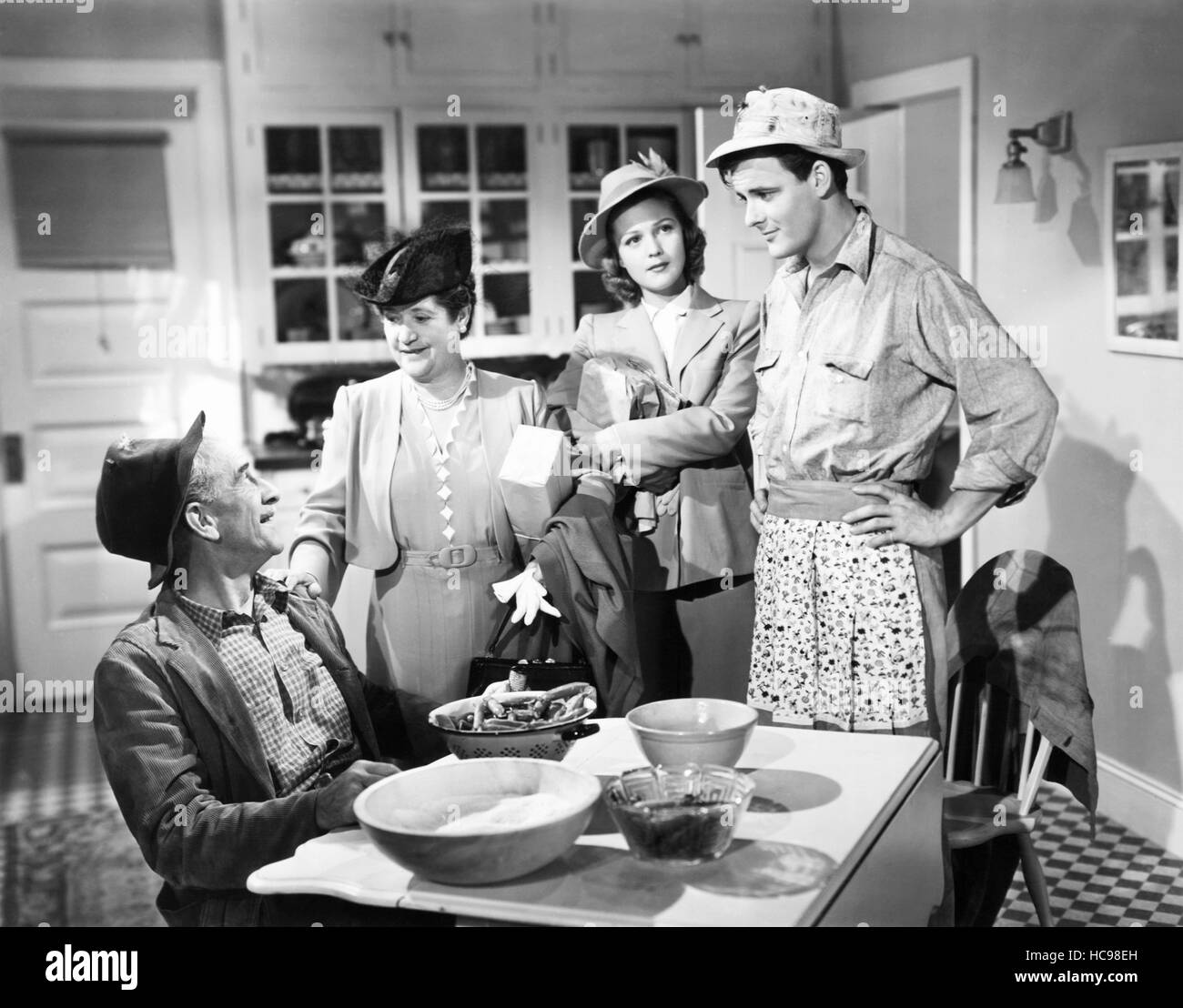 YESTERDAY'S HEROES, from left: George Irving, Emma Dunn, Jean Rogers ...