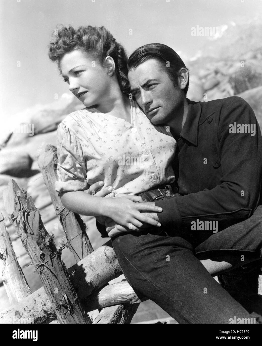 YELLOW SKY, Anne Baxter, Gregory Peck, 1949 Stock Photo - Alamy