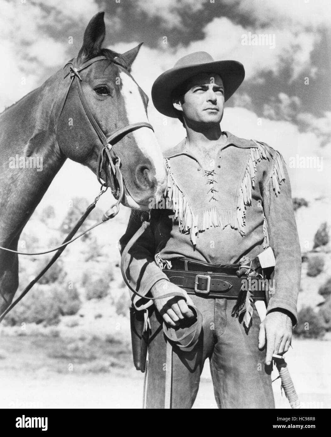 THE YELLOW TOMAHAWK, Rory Calhoun, 1954 Stock Photo - Alamy