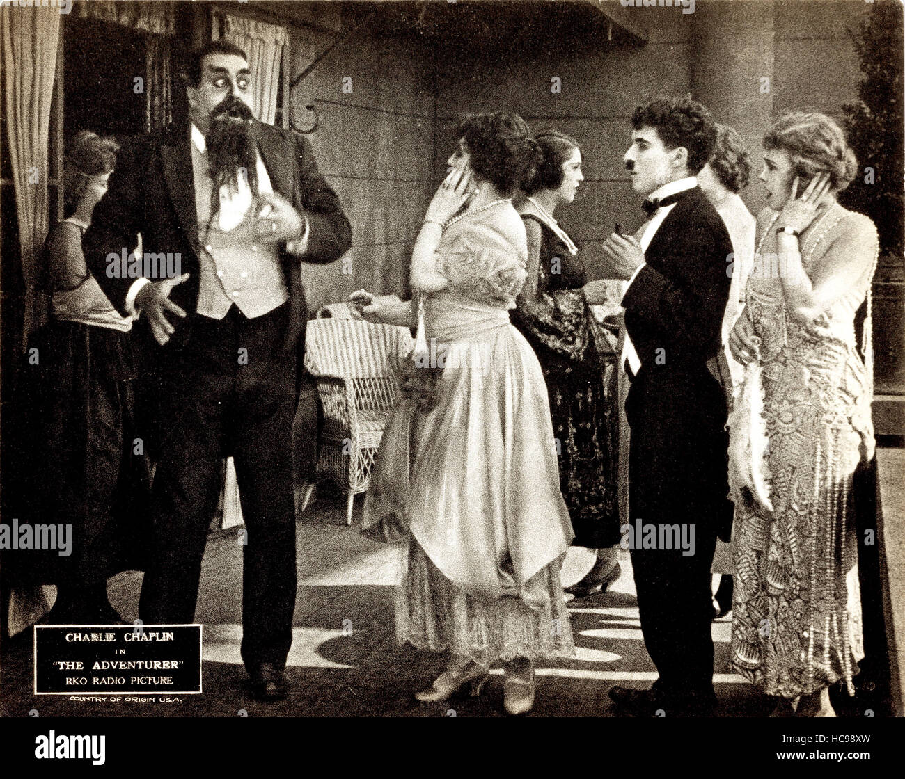 THE ADVENTURER, lobbycard, from left: Henry Bergman, Marta Golden ...
