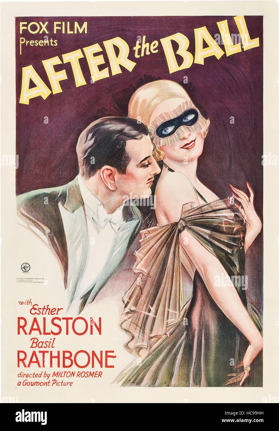 AFTER THE BALL, US poster art, from left: Basil Rathbone, Esther ...