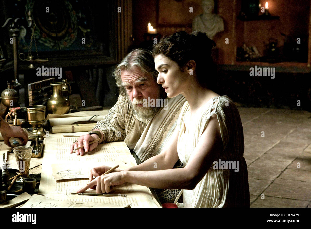AGORA, from left: Michael Lonsdale, Rachel Weisz, 2009. Ph: Teresa ...