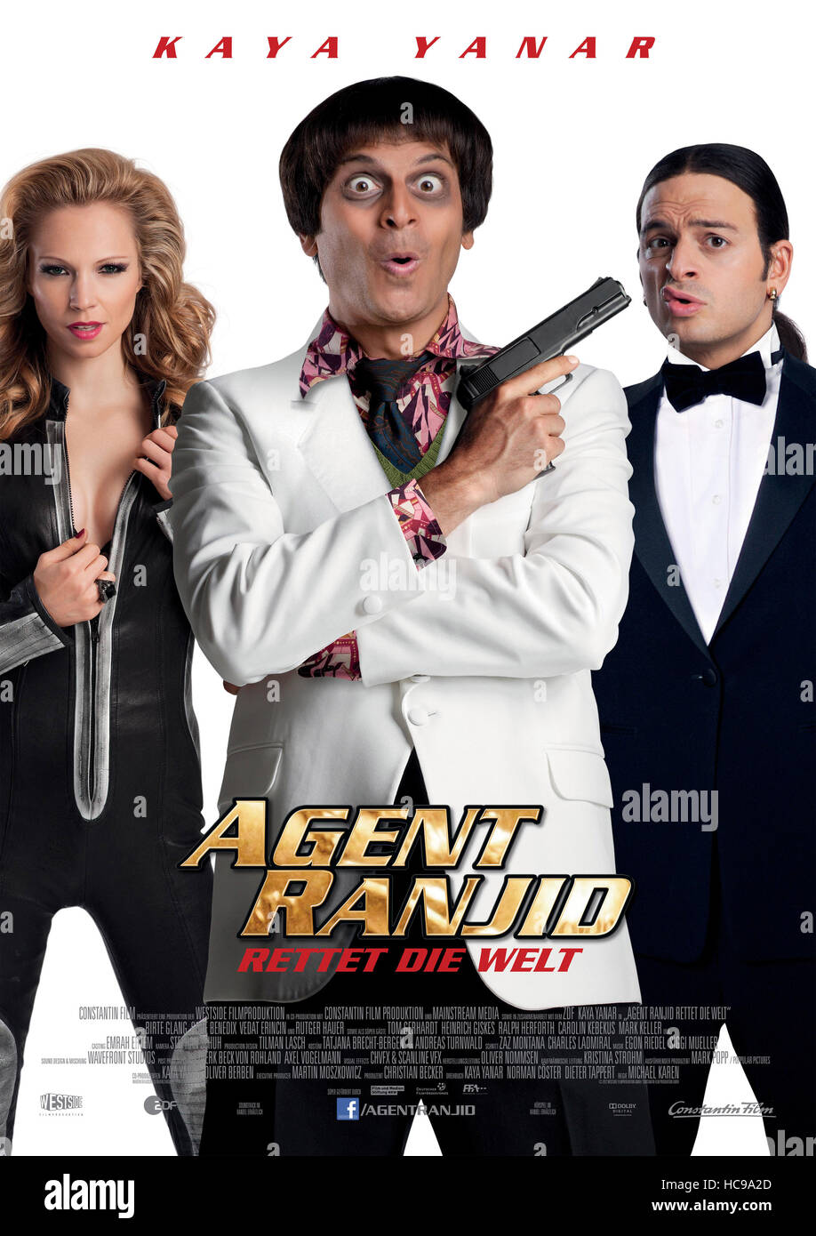 AGENT RANJID RETTET DIE WELT, German poster art, Birte Glang (left ...