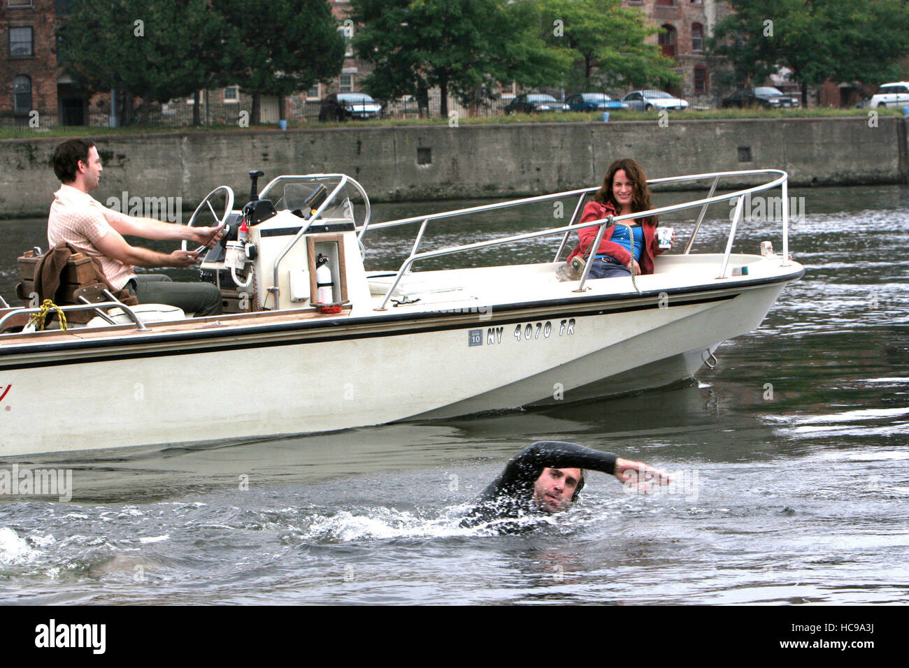 AGAINST THE CURRENT, Joseph Fiennes (front), Elizabeth Reaser (right ...