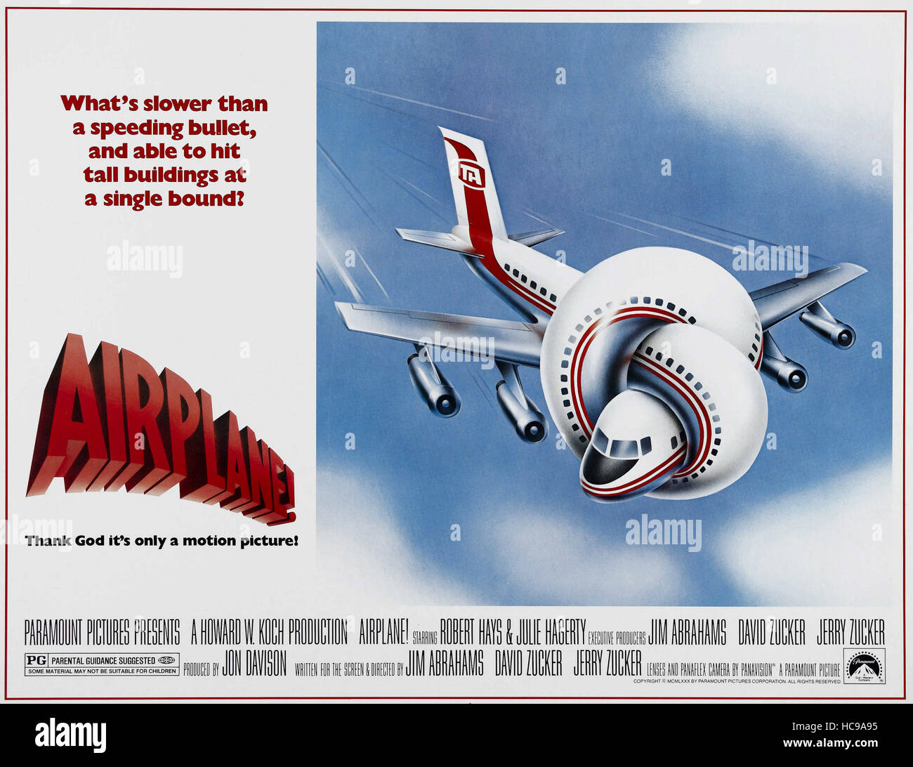 AIRPLANE!, 1980, © Paramount/courtesy Everett Collection Stock Photo ...