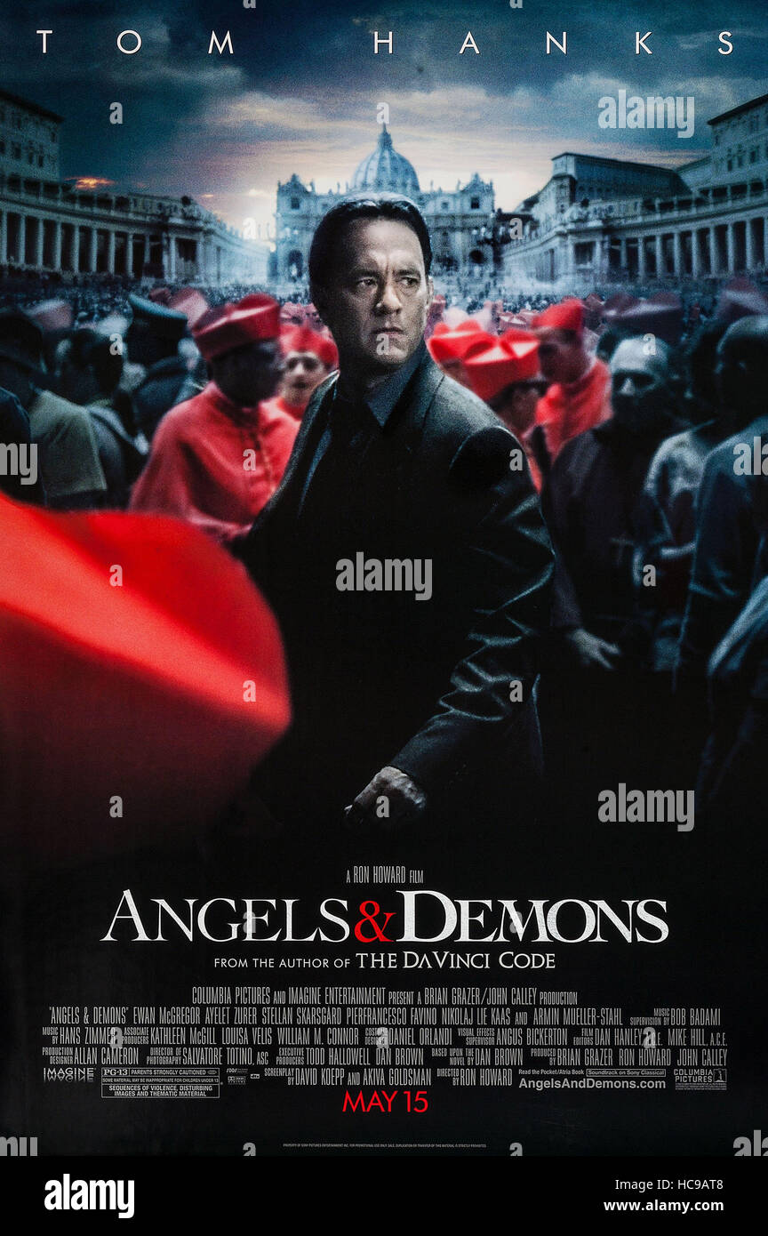 ANGELS & DEMONS, (aka ANGELS AND DEMONS), US advance poster art, Tom Hanks, 2009. © Sony ...