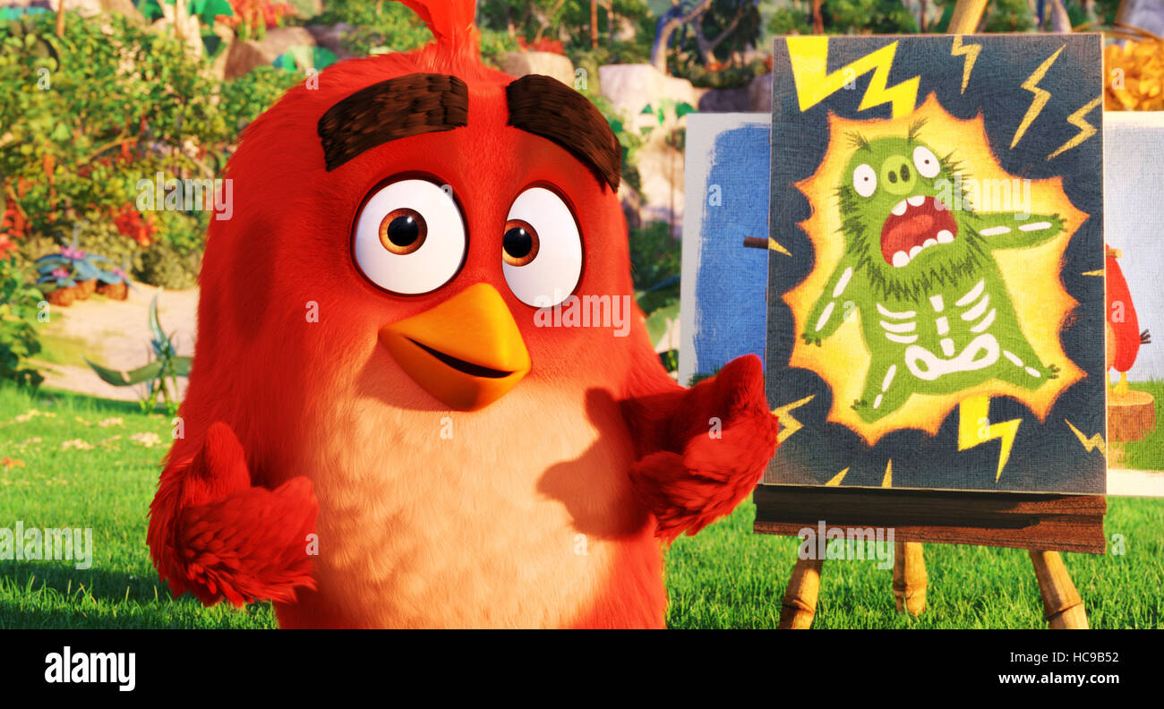ANGRY BIRDS, (aka THE ANGRY BIRDS MOVIE), from left: Red (voice: Jason ...