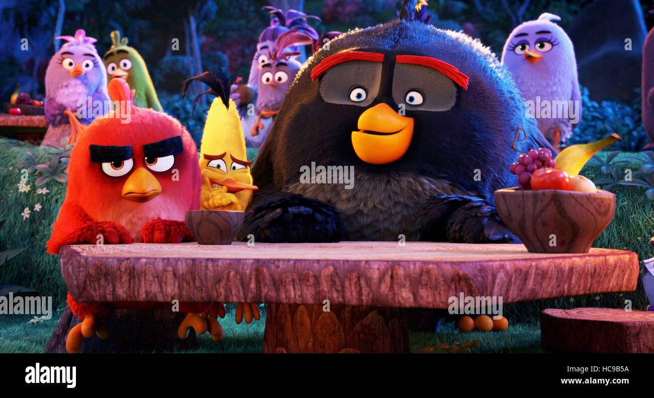 ANGRY BIRDS, (aka THE ANGRY BIRDS MOVIE), from left: Red (voice: Jason ...