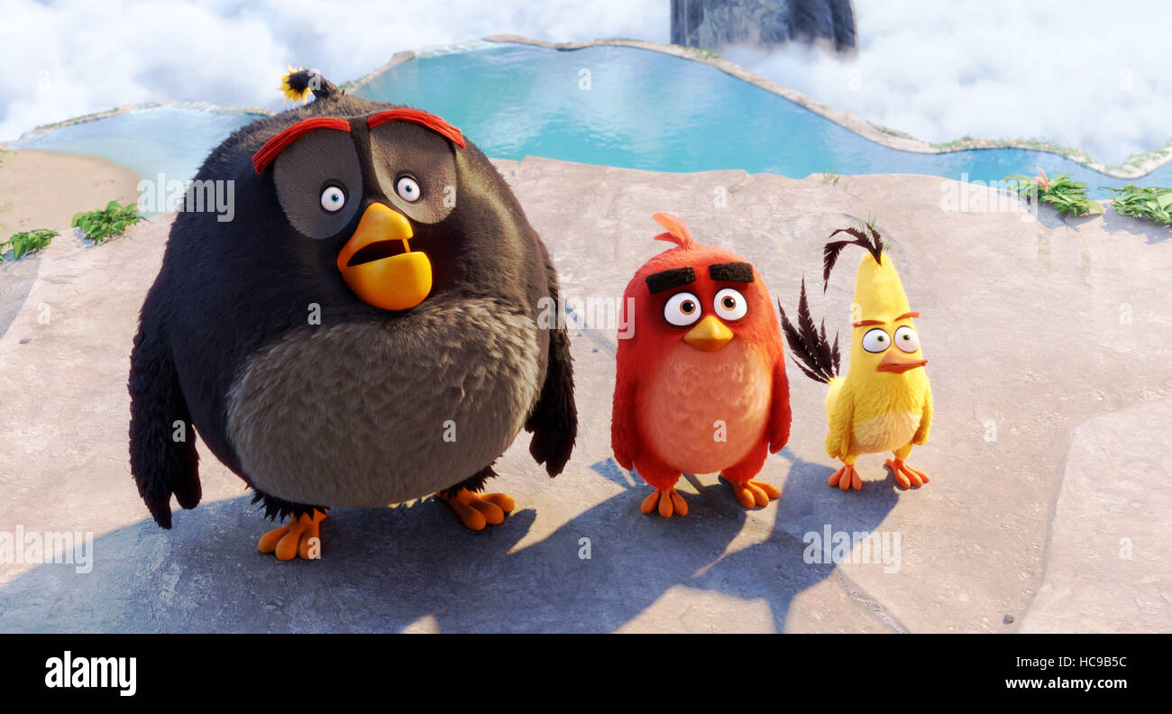 ANGRY BIRDS, (aka THE ANGRY BIRDS MOVIE), from left: Bomb (voice: Danny ...
