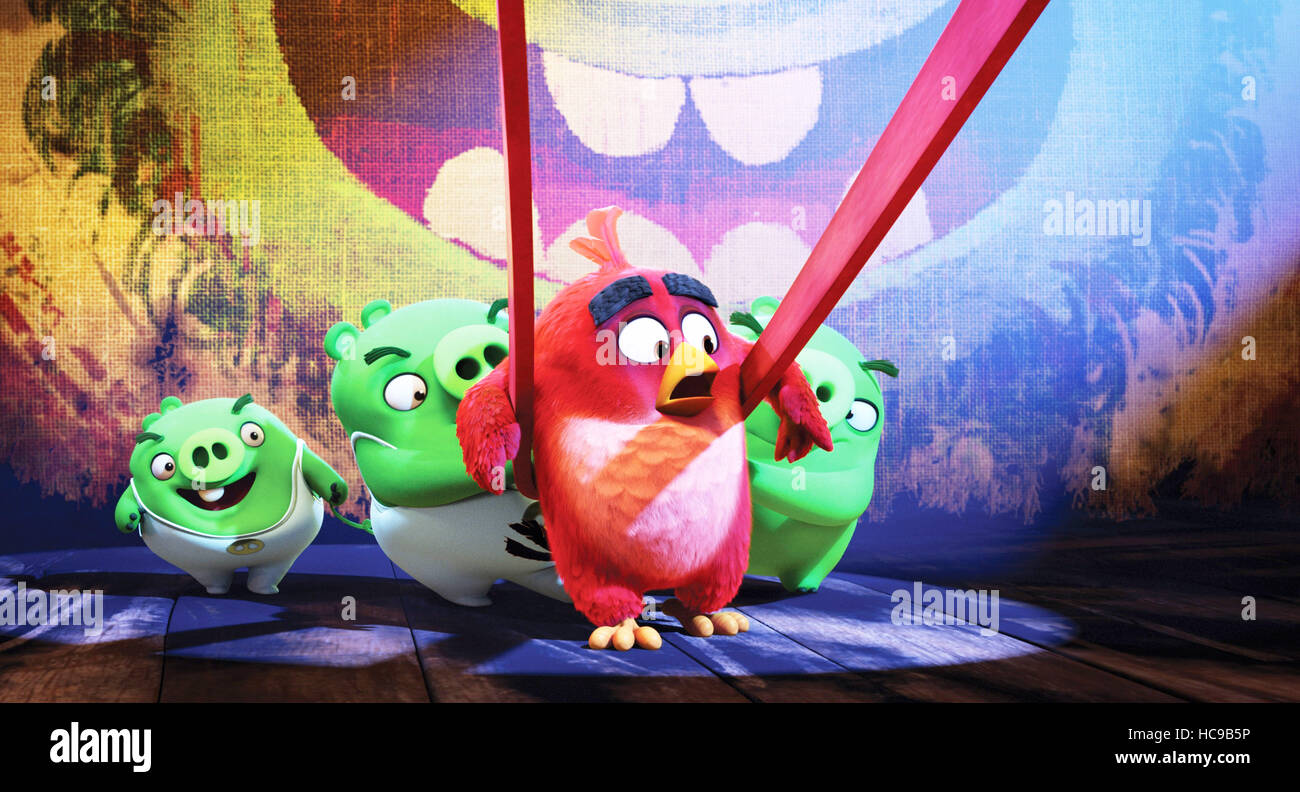 ANGRY BIRDS, (aka THE ANGRY BIRDS MOVIE), in slingshot: Red (voice ...